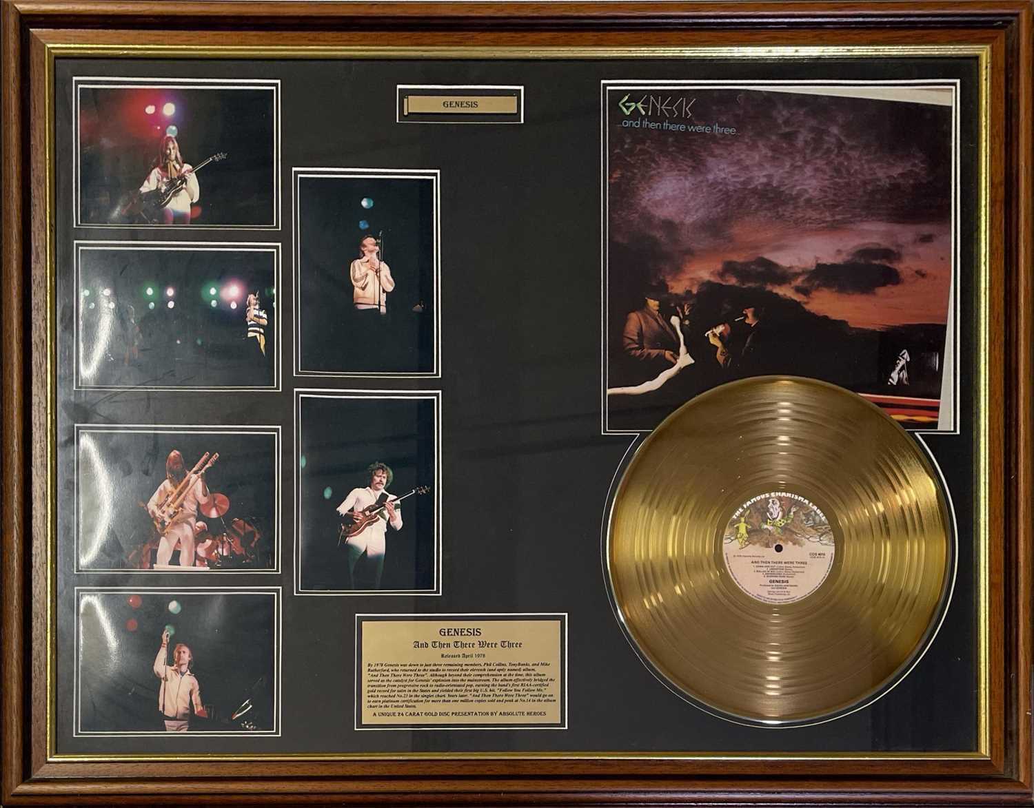 Lot 116 - GENESIS ALBUM PRESENTATION DISCS.