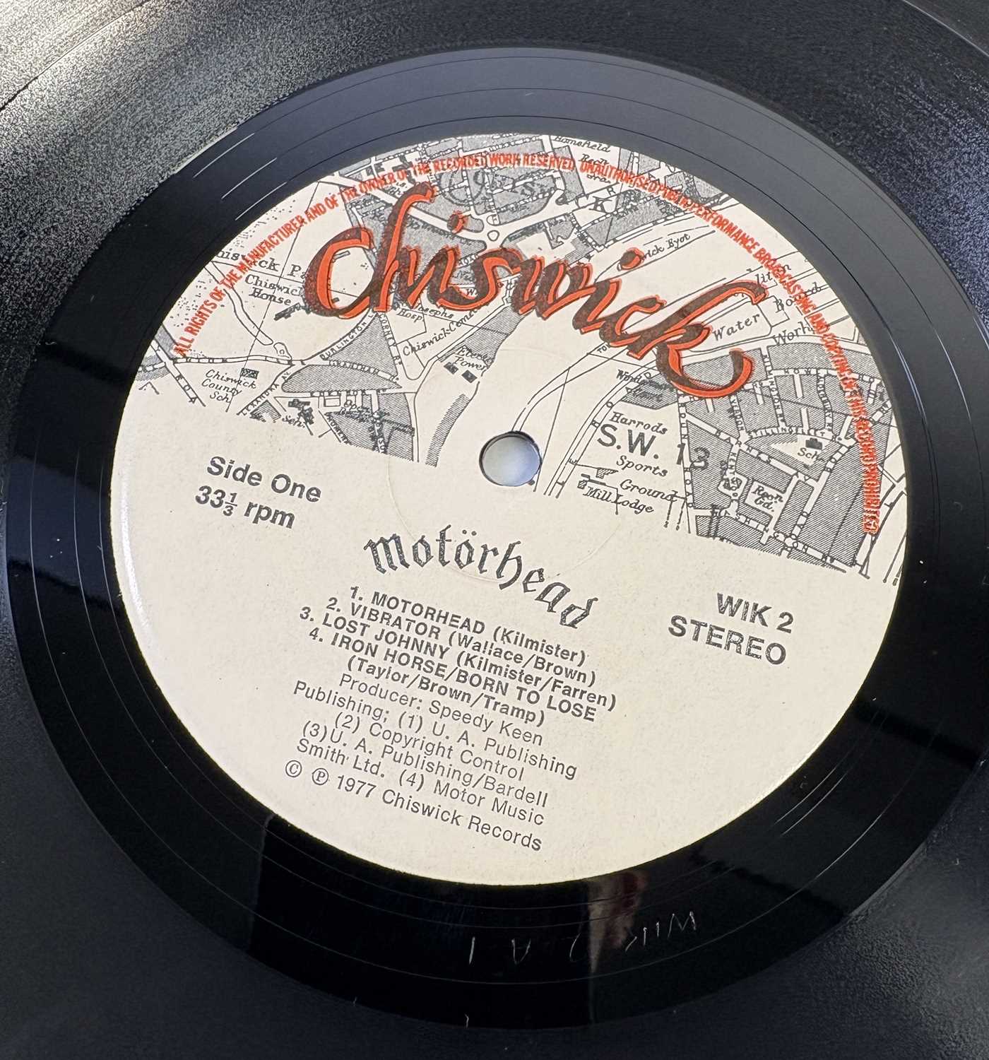 Lot 343 - MOTORHEAD - FULLY SIGNED COPY OF THE DEBUT