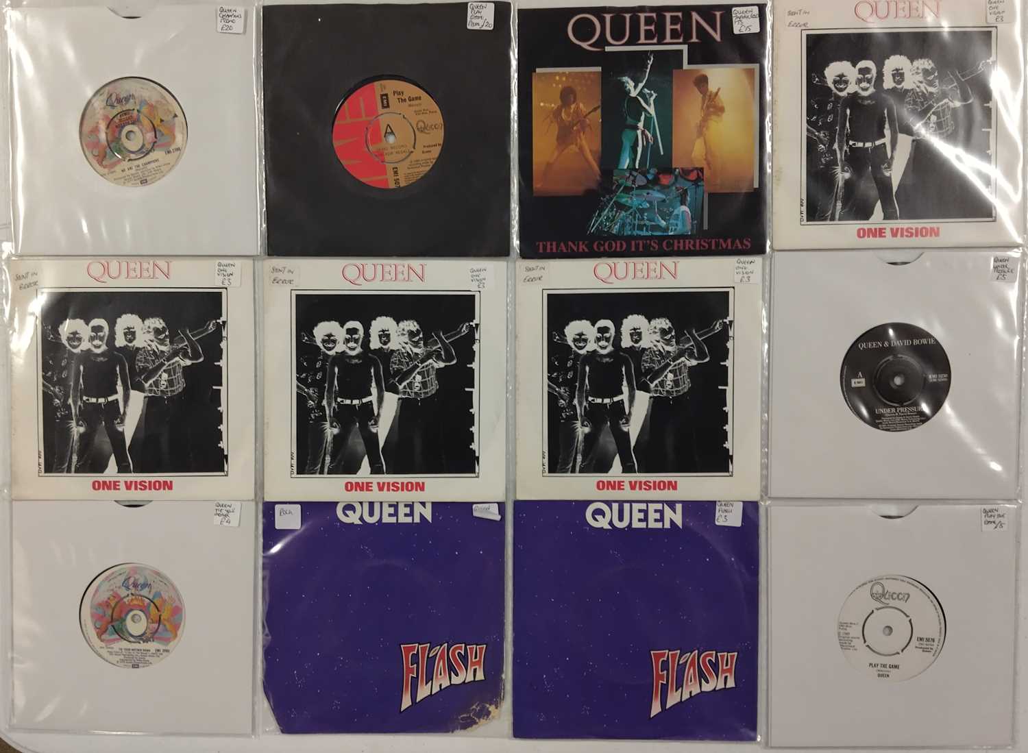Lot 812 - QUEEN/ THE ROLLING STONES - 7" PACK (INC