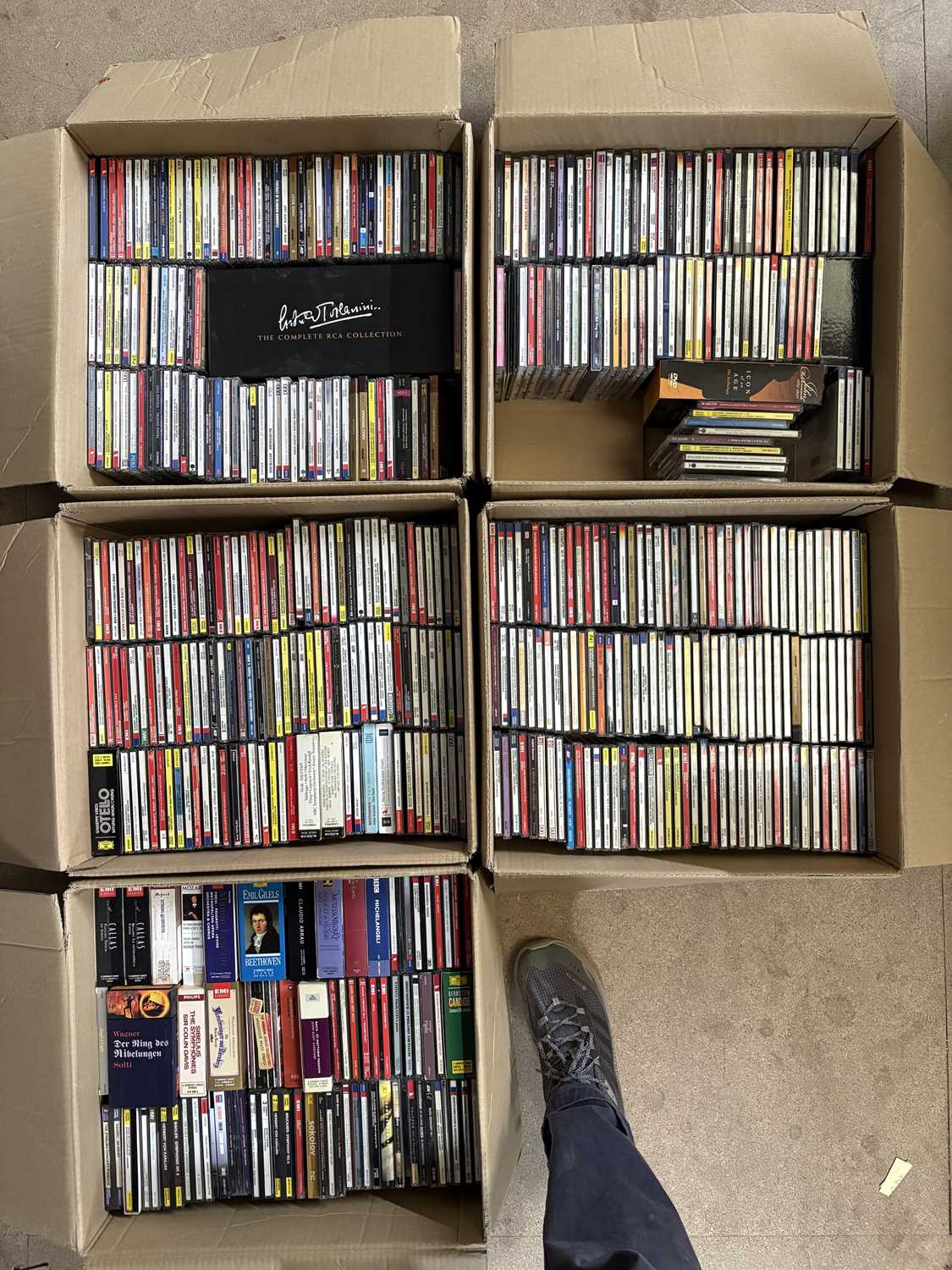 Lot 917 - CLASSICAL CD COLLECTION INC BOXSETS.