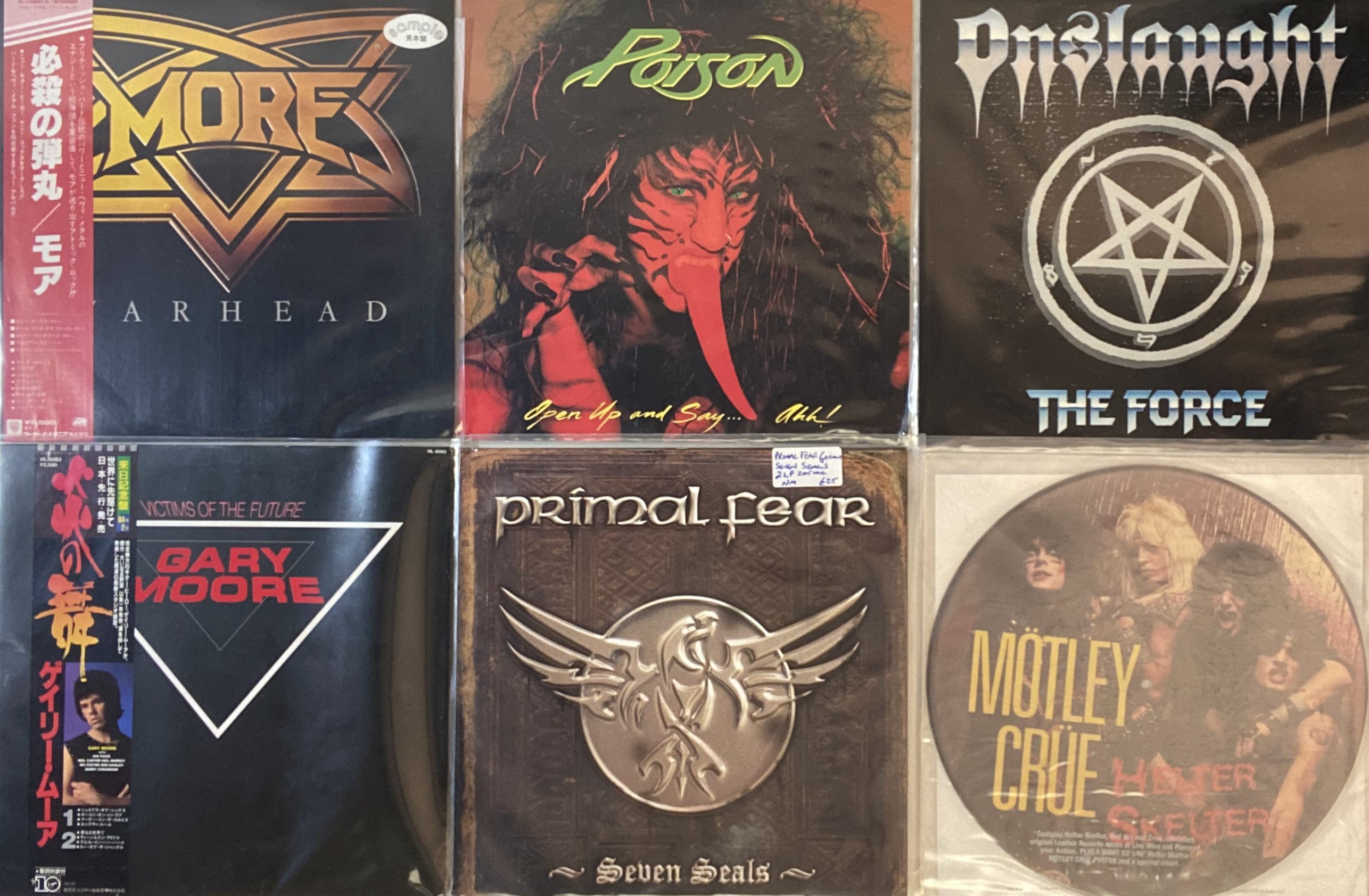 Lot 46 - HEAVY ROCK/ METAL - JAPANESE LPs