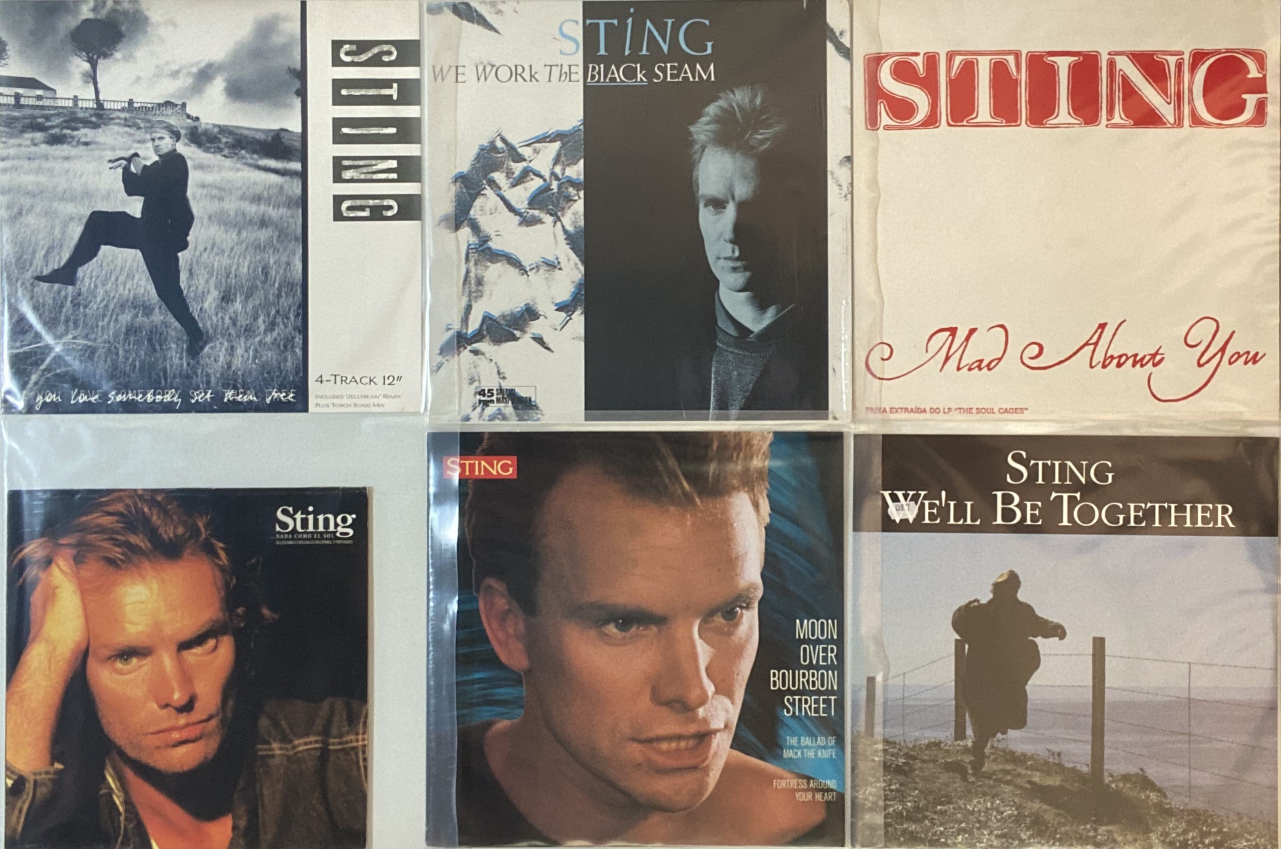 Lot 49 - STING - 12" SINGLES