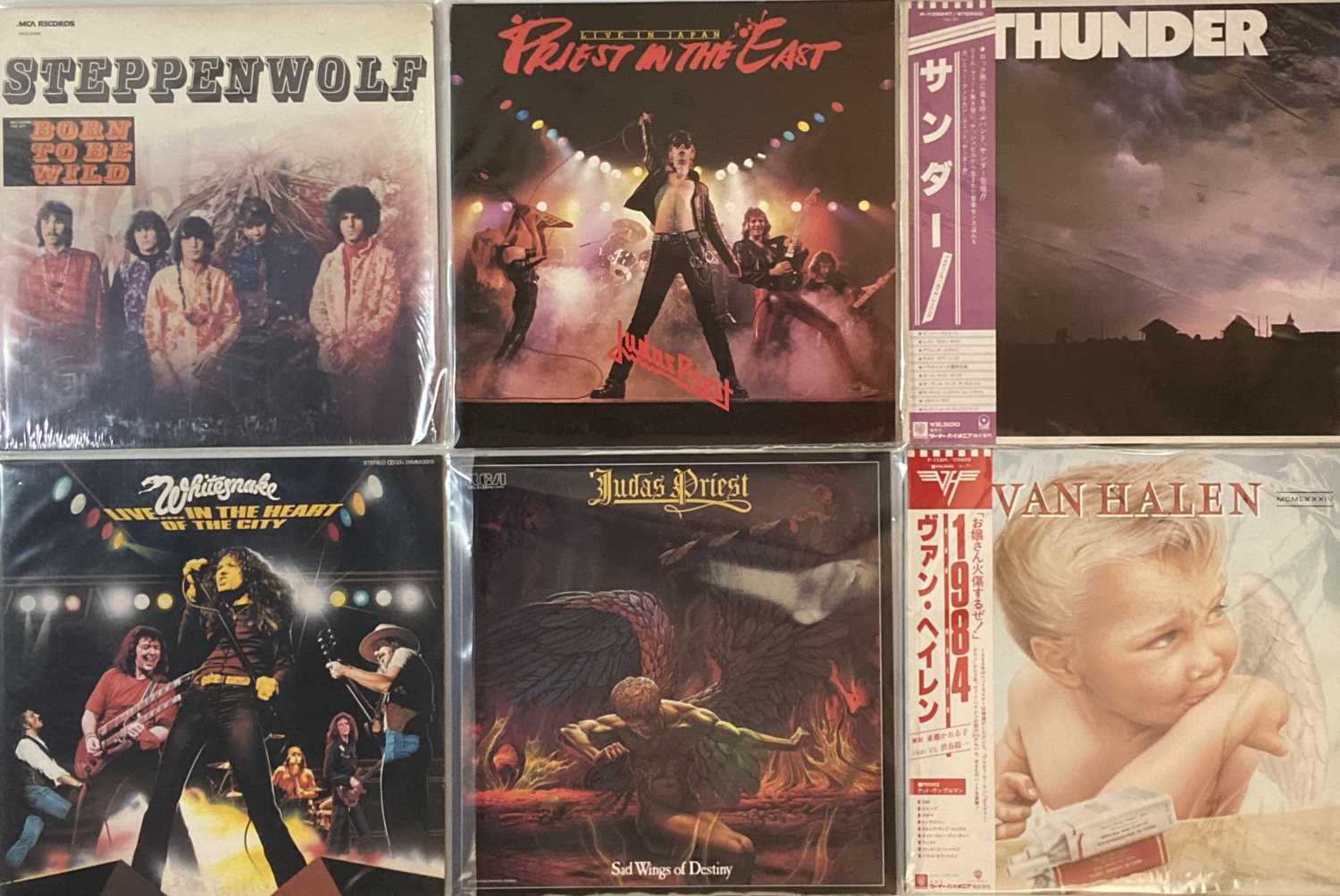 Lot 55 - HEAVY ROCK/ METAL - JAPANESE LPs