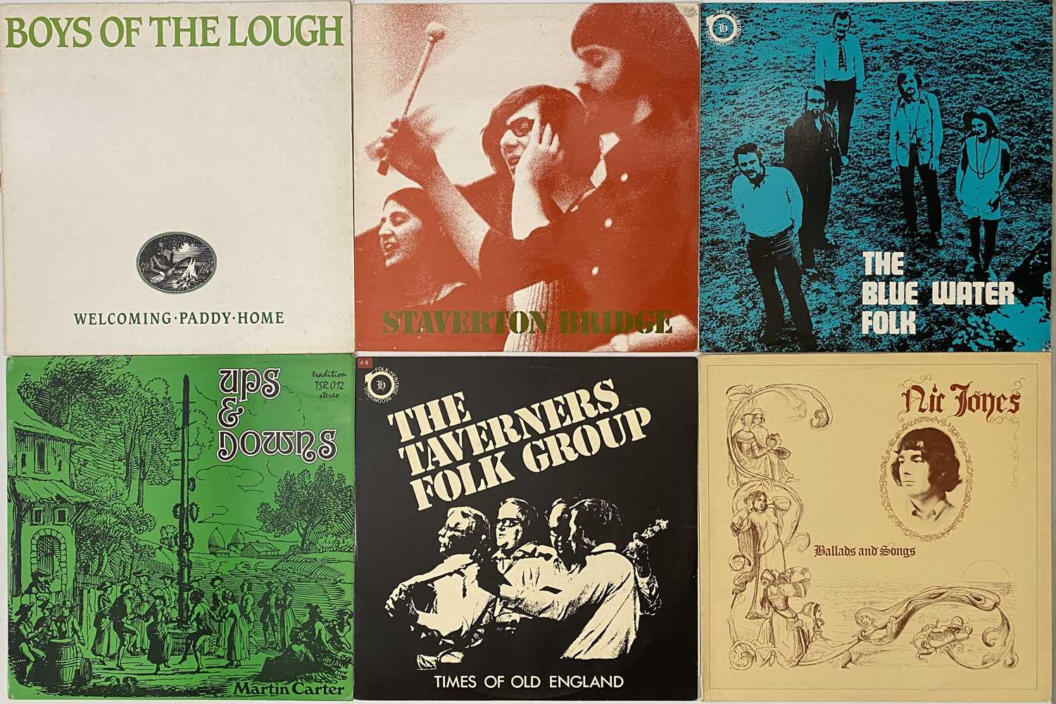 Lot 46 - FOLK - LP PACK (INC RARITIES)