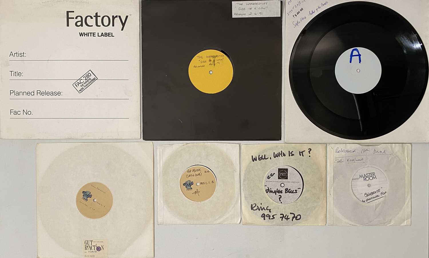 Lot 158 - MIXED-GENRE - 12"/ 10"/ 7" TEST PRESSING/