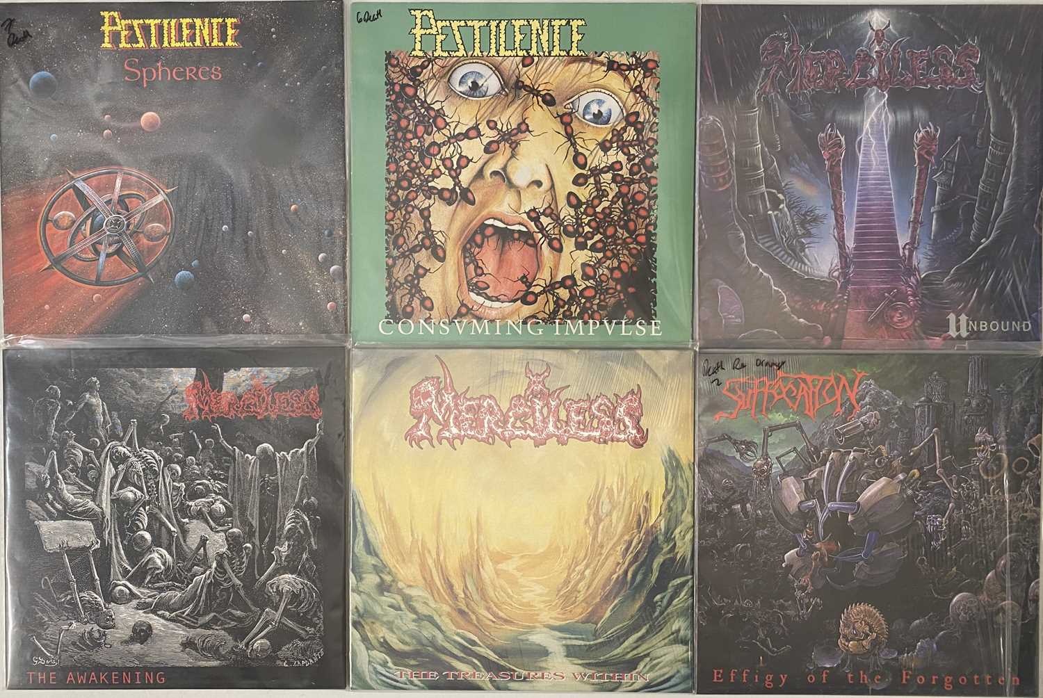 Lot 190 - DEATH METAL - LP PACK