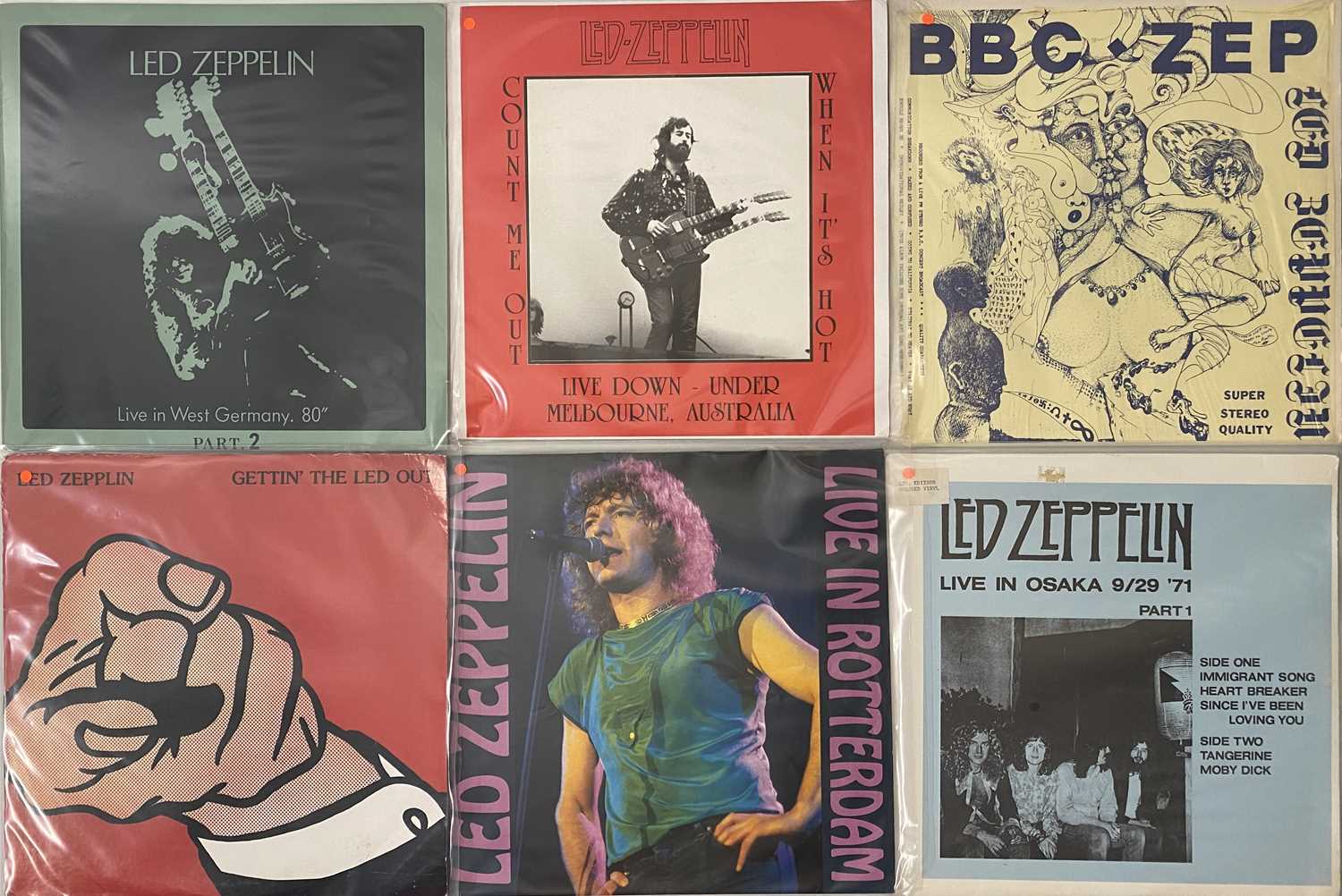 Lot 205 - LED ZEPPELIN - PRIVATE LP RARITIES PACK
