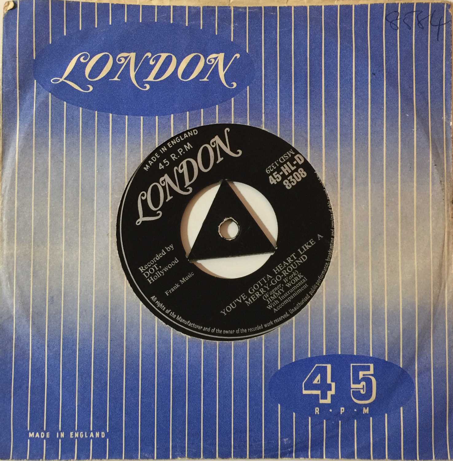 Lot 105 - JIMMY WORK - YOU'VE GOTTA HEART LIKE A MERRY-