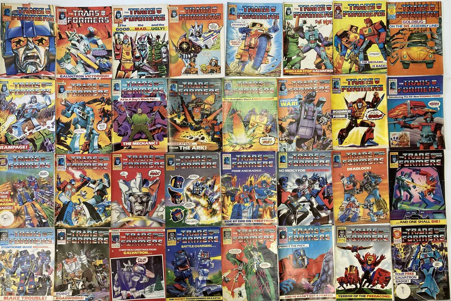 Lot 96 - COMICS INC MARVEL - GI JOE / TRANSFORMERS ETC