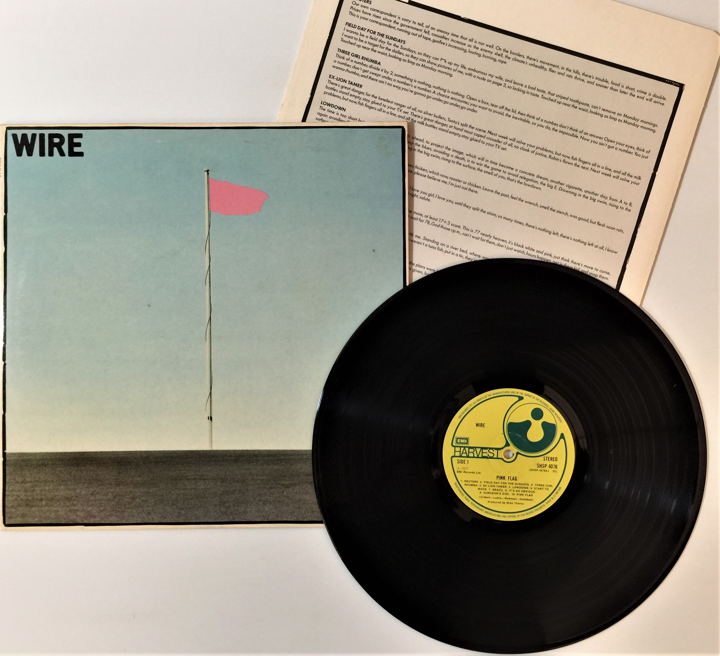 Lot 91 - WIRE - LP/ 7" RARITIES
