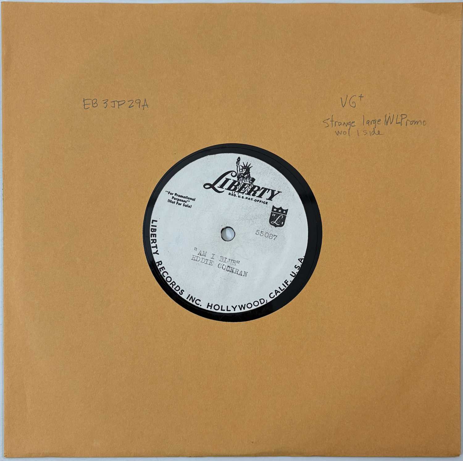 Lot 498 - EDDIE COCHRAN - DRIVE IN SHOW (ORIGINAL