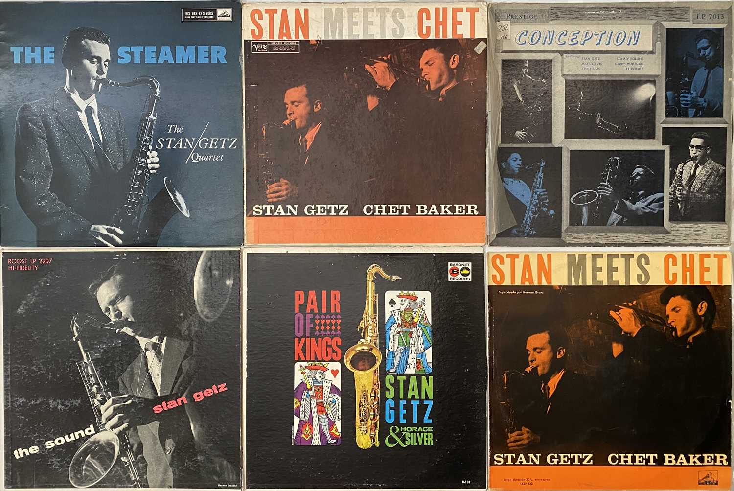 Lot 96 - STAN GETZ / RELATED - LP / 10" COLLECTION