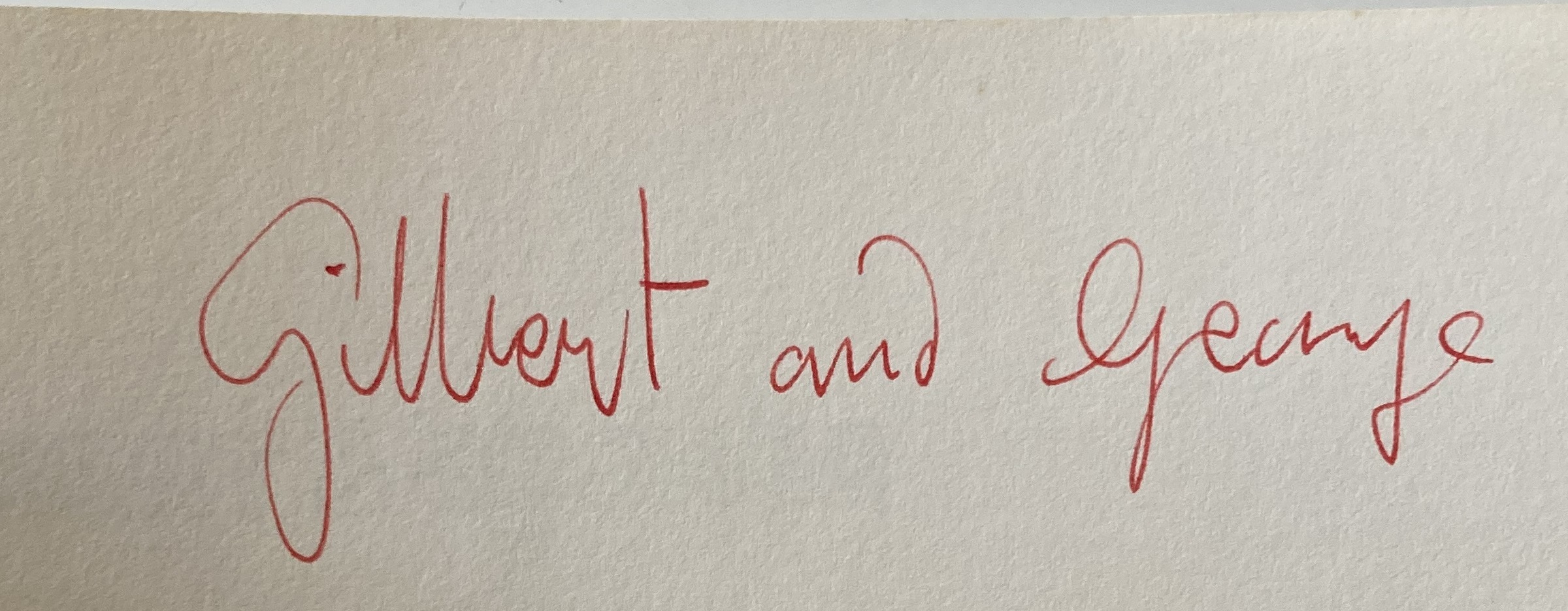 Lot 3 - GILBERT AND GEORGE SIGNED ART BOOKS.