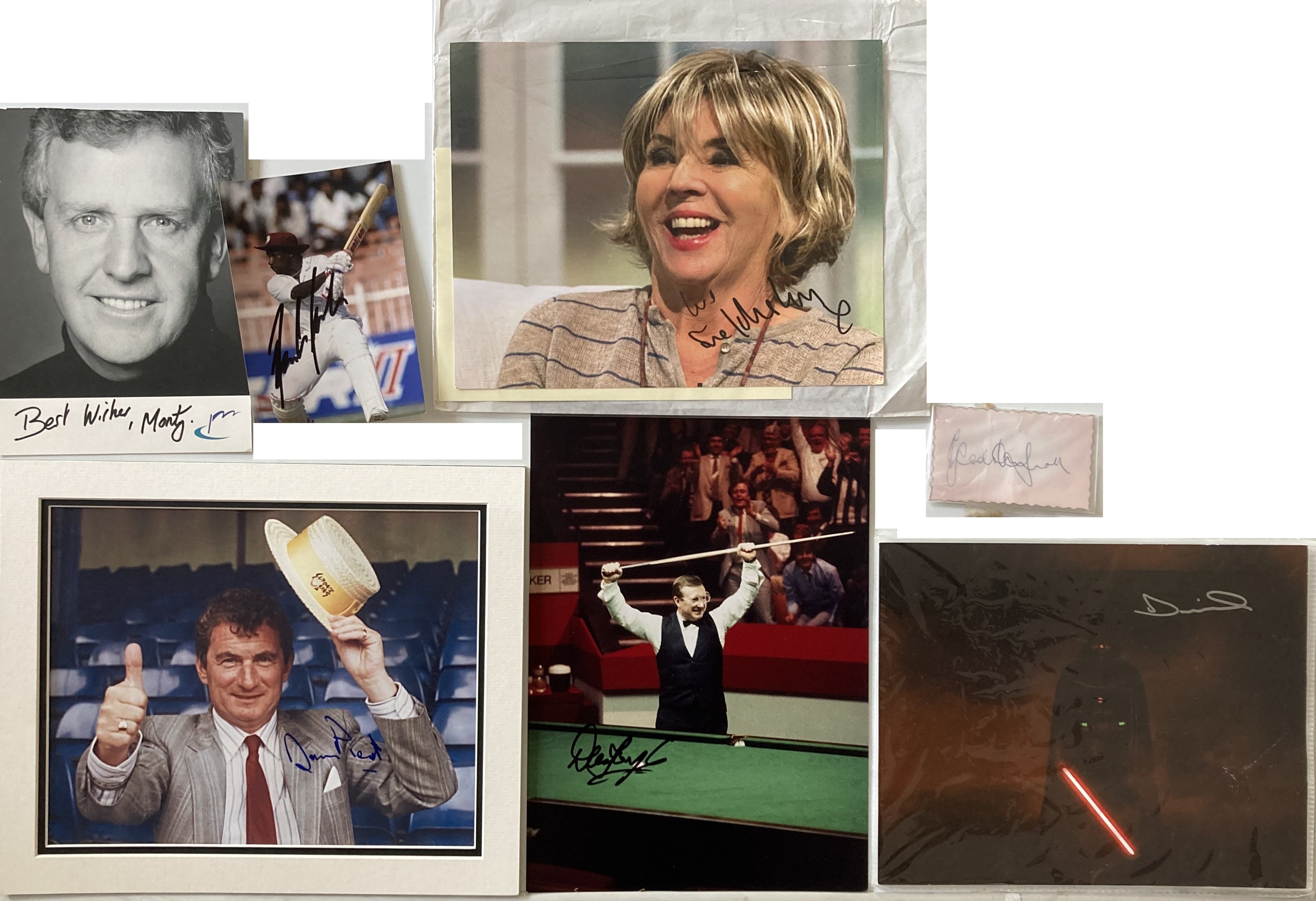 Lot 122 - SPORTING AND FILM AUTOGRAPHS.