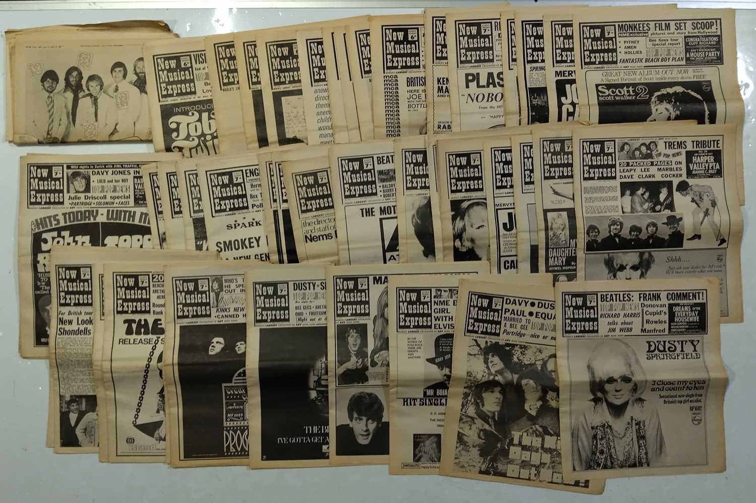 Lot 360 - NME MAGAZINE - 1968 COLLECTION.