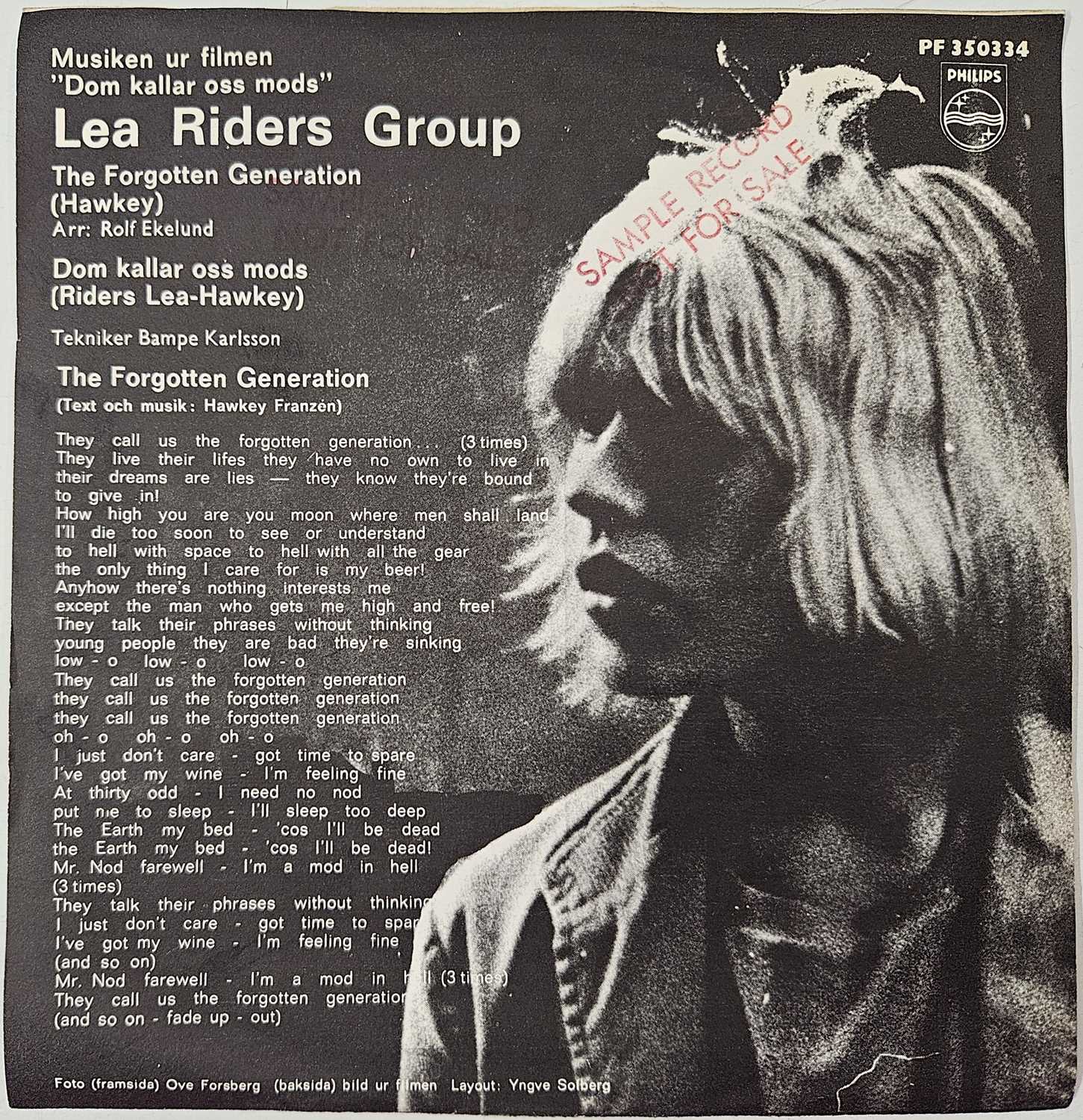 Lot 183 - LEA RIDERS GROUP - THE FORGOTTEN GENERATION