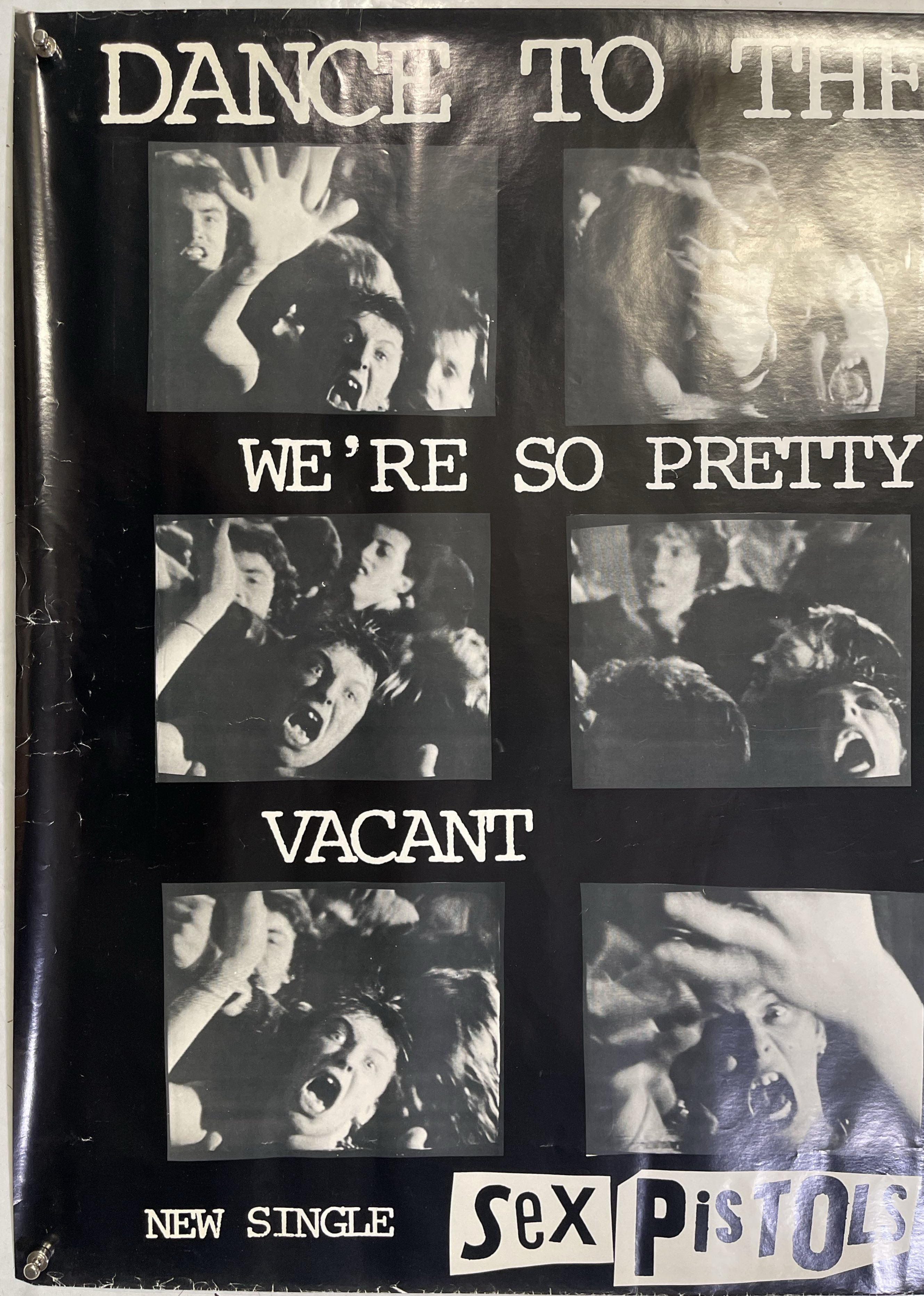 Lot 432 - SEX PISTOLS - PRETTY VACANT 1977 POSTER.
