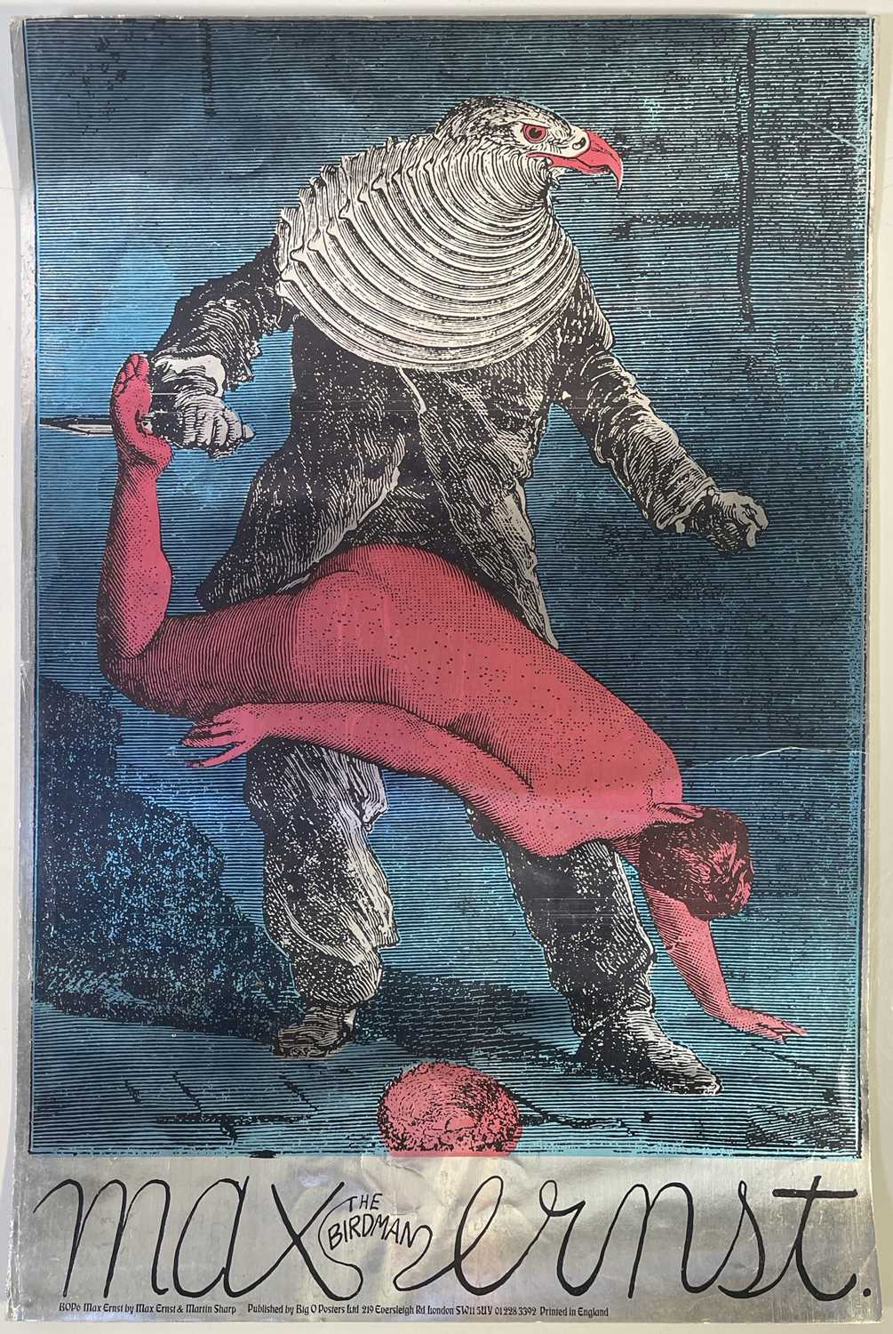 Lot 493 - MARTIN SHARP - BIG O POSTERS - MAX ERNST