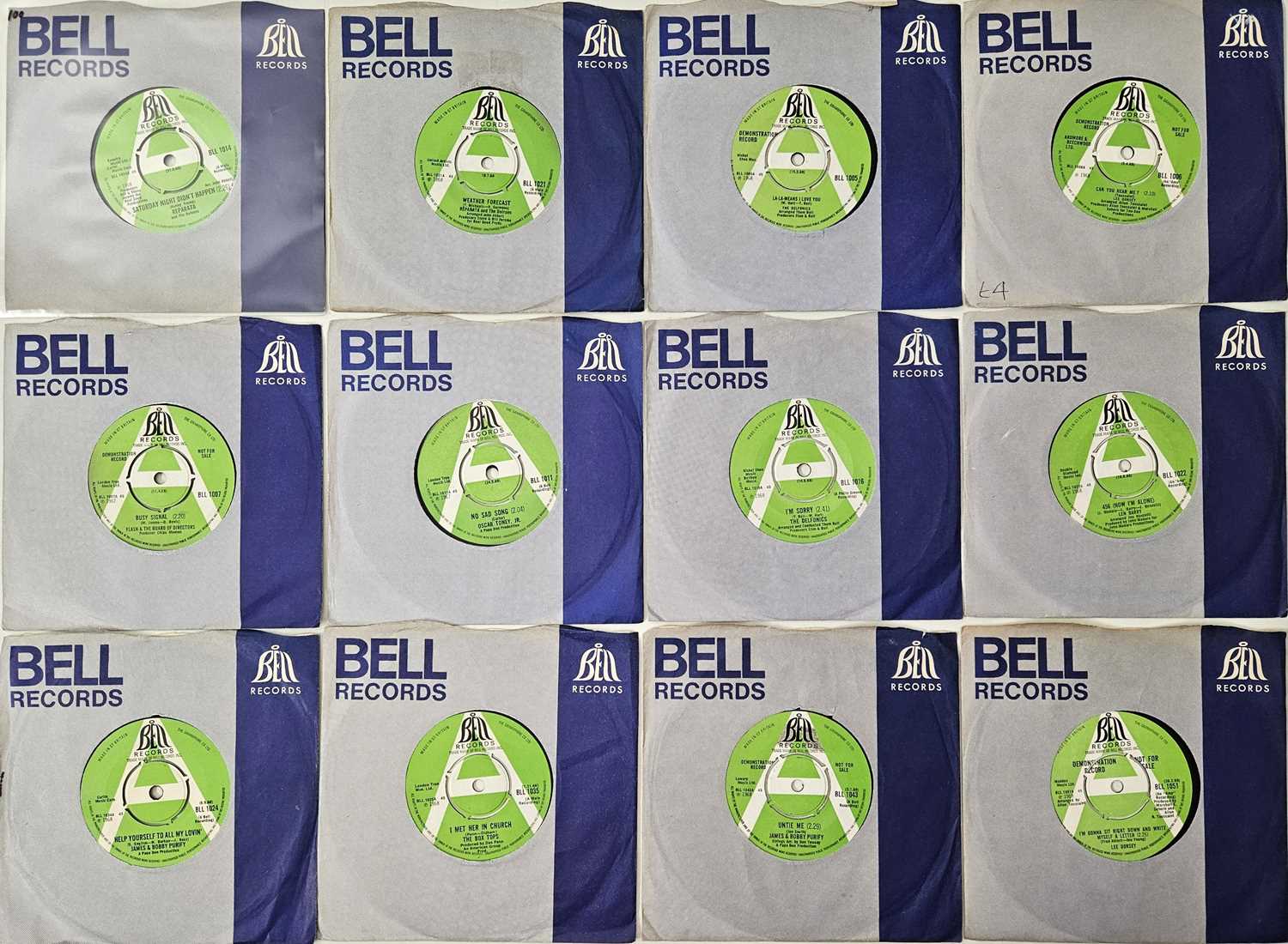 Lot 96 - BELL RECORDS - SOUL 7" DEMOS PACK