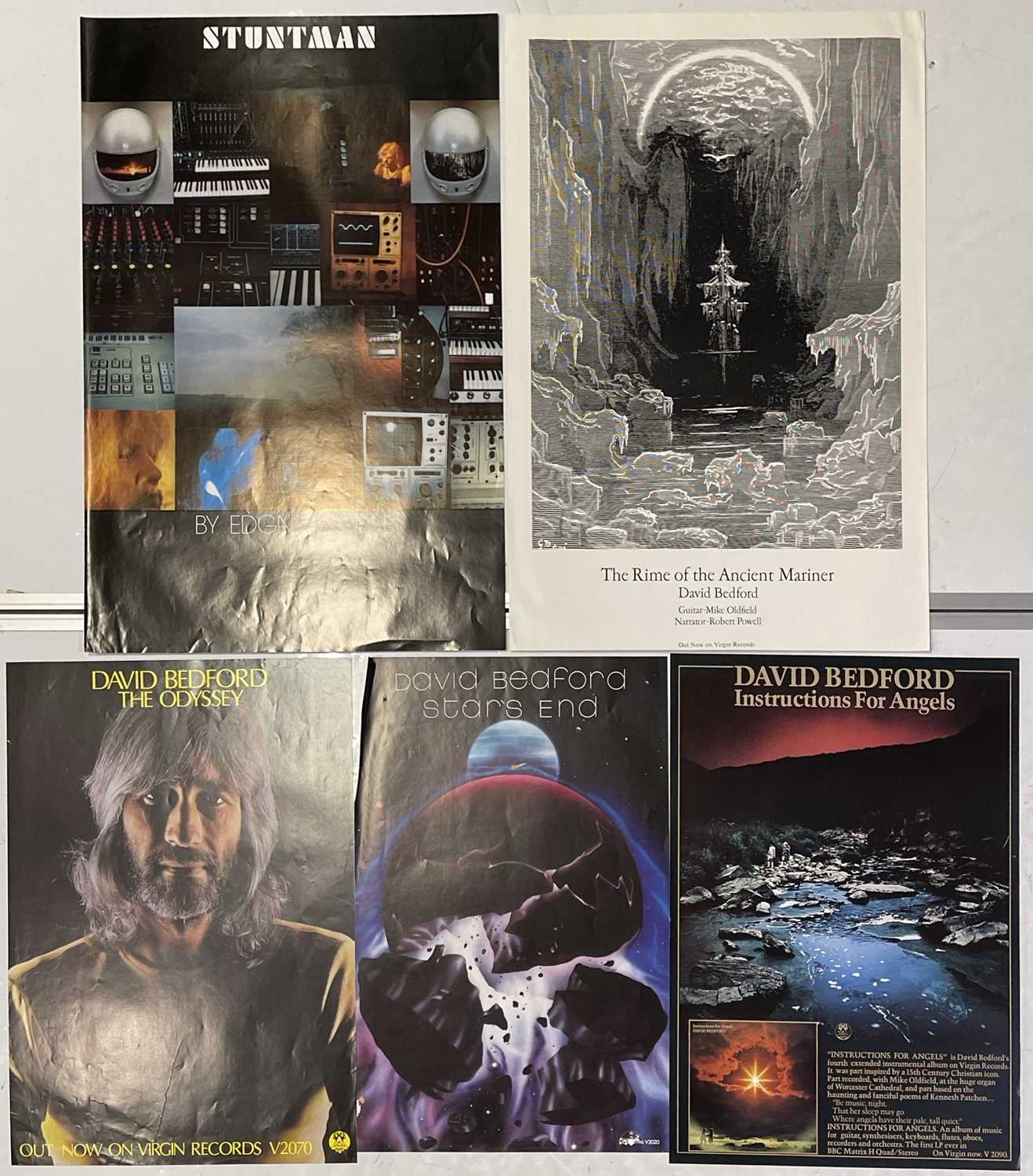 Lot 383 - DAVID BEDFORD / VIRGIN RECORDS PROMOTIONAL