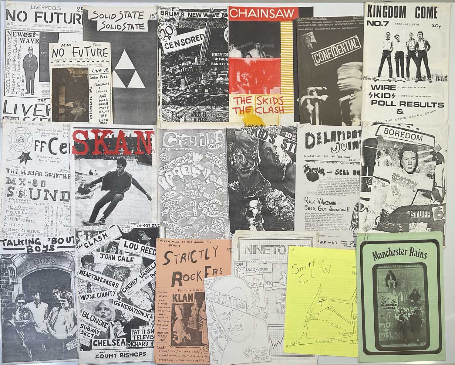 Lot 353 - JOHN'S FANZINES - PUNK / NEW WAVE / INDIE