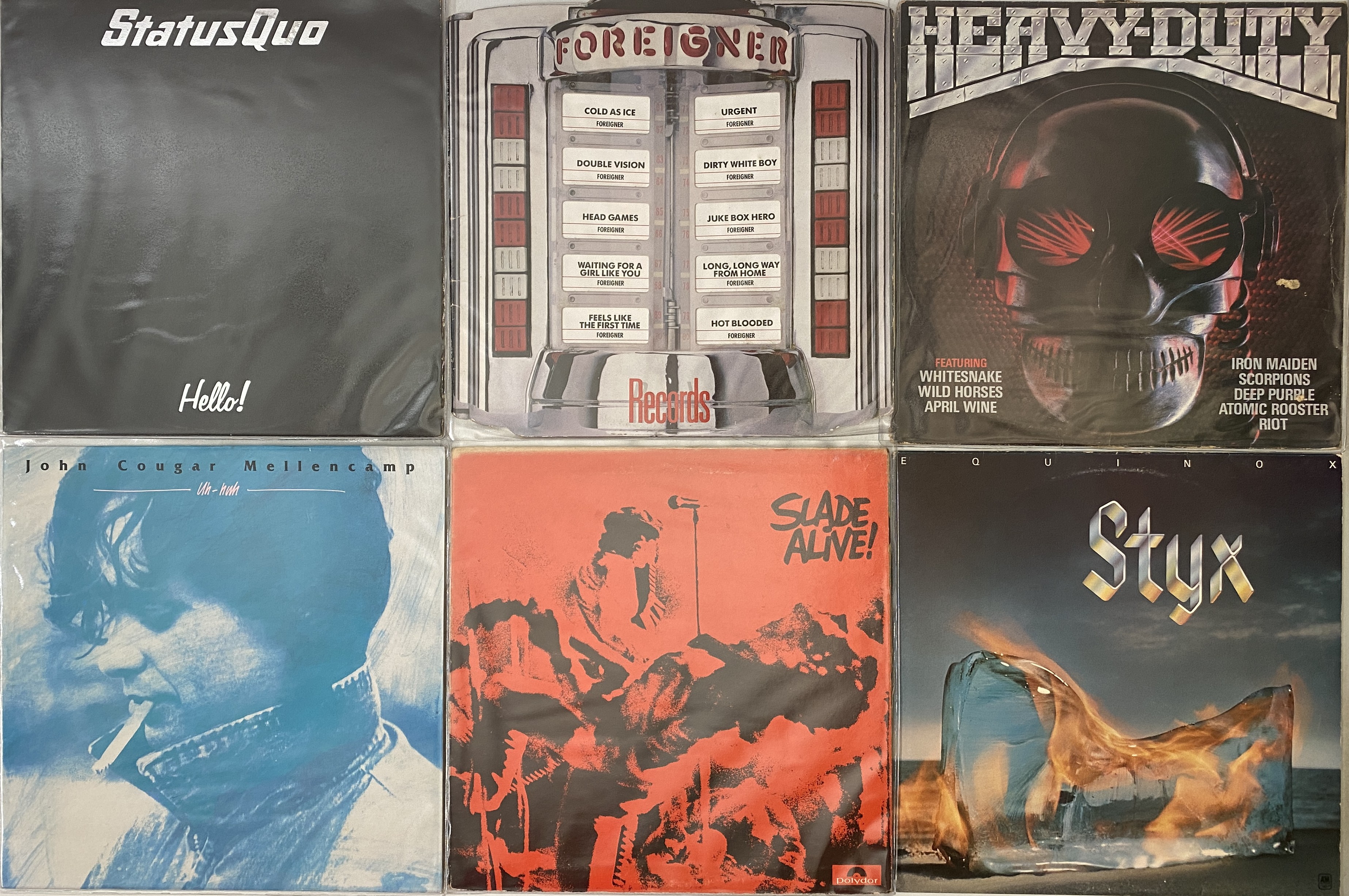 Lot 159 - ROCK / PROG / HEAVY ROCK ICONS - LP