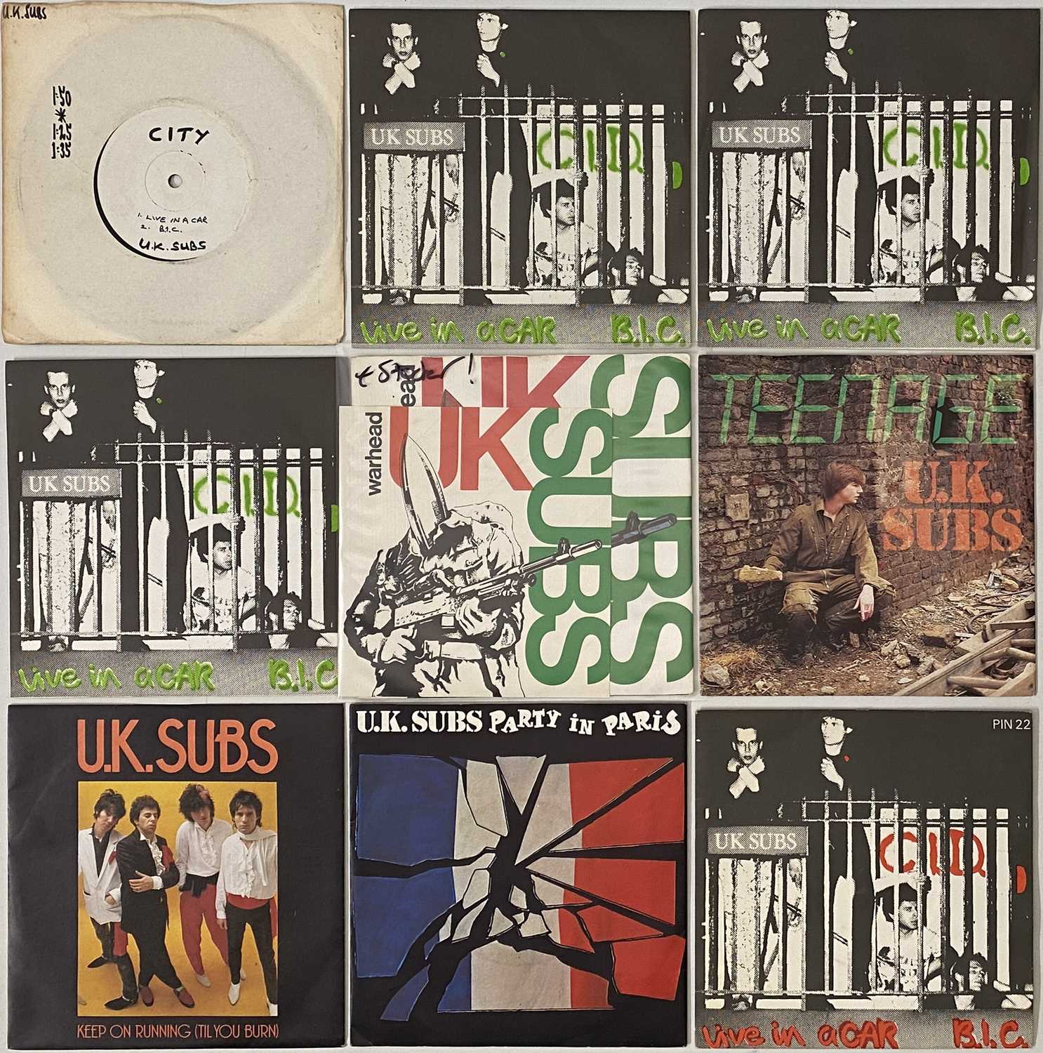 Lot 72 - U.K. SUBS - 7" PACK