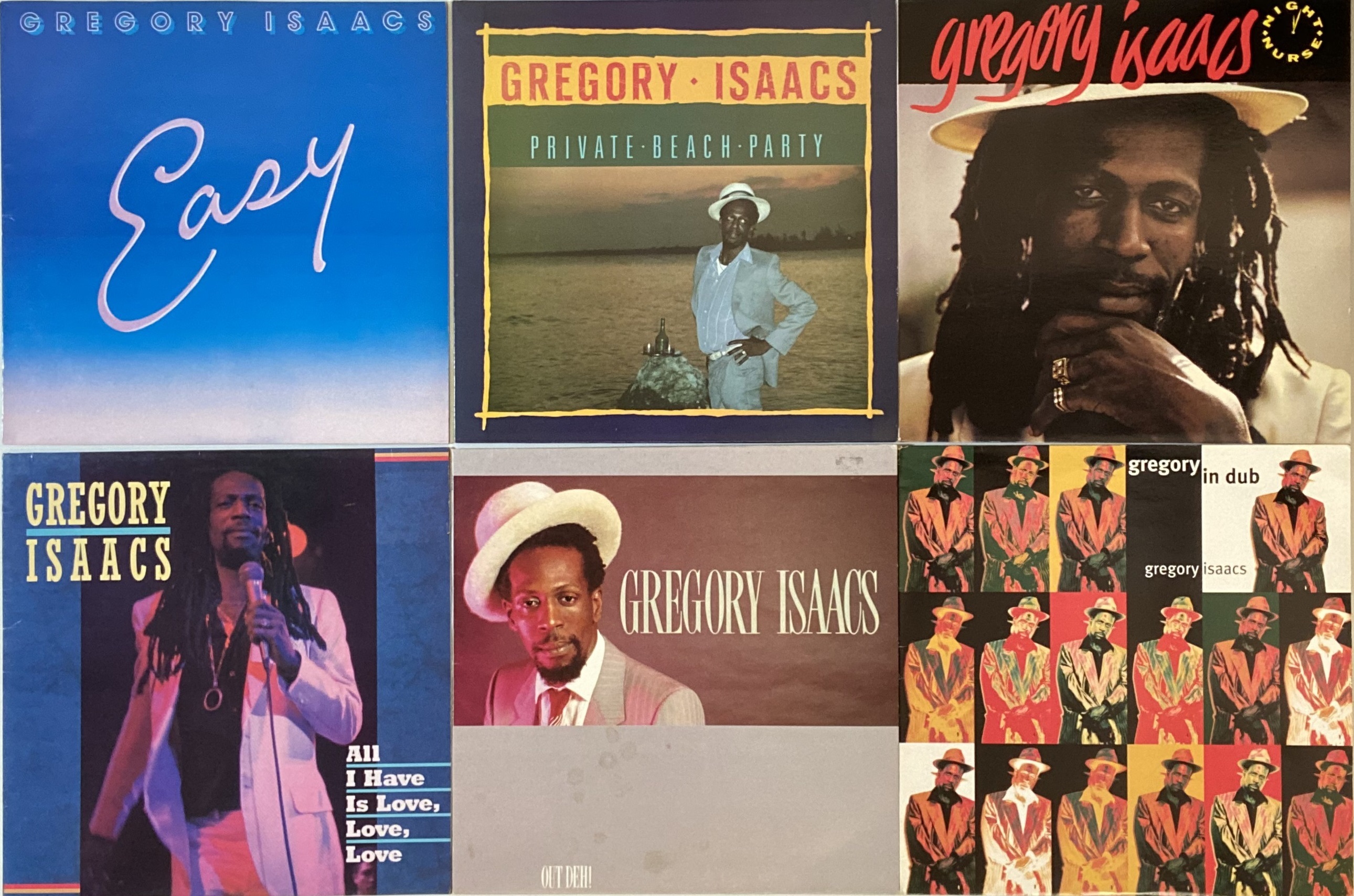 Lot 120 - GREGORY ISAACS - LP COLLECTION