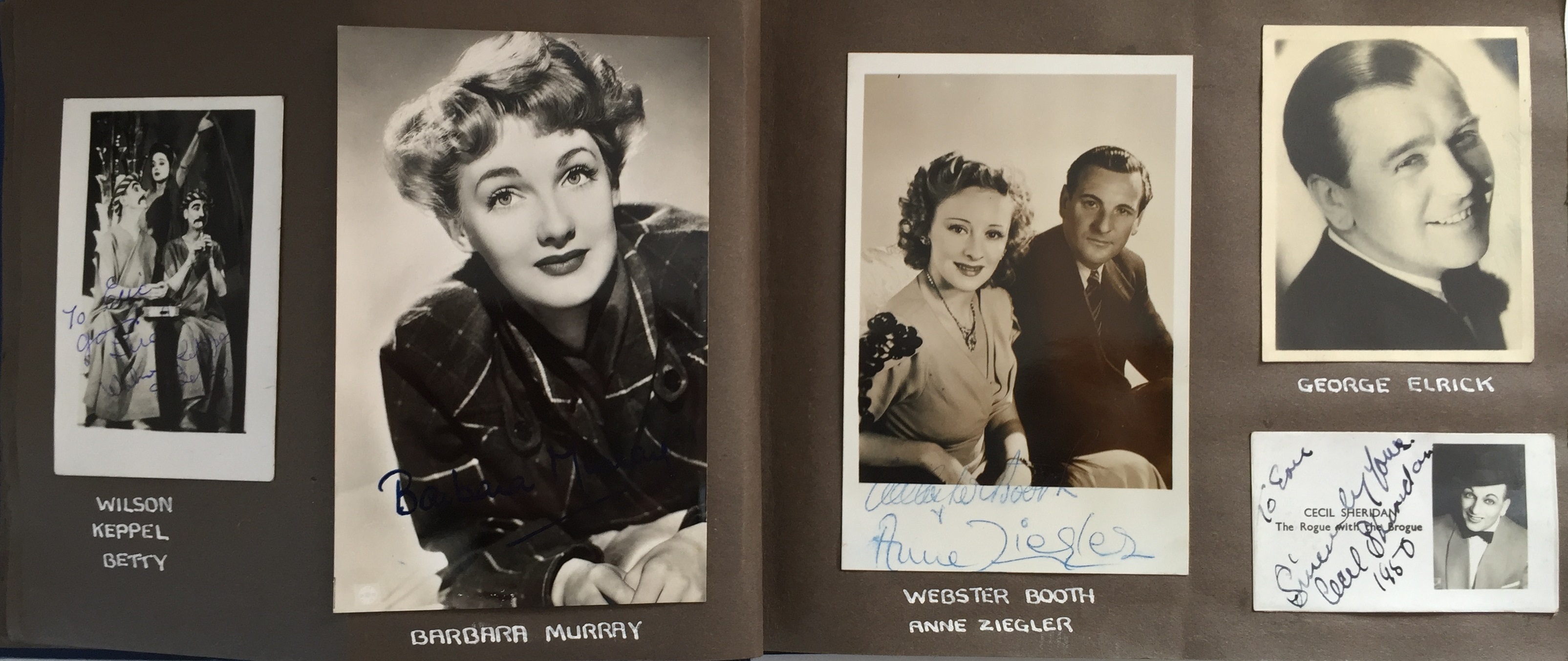Lot 96 - AUTOGRAPHED PHOTOS - DORA BRYAN / ELISABETH