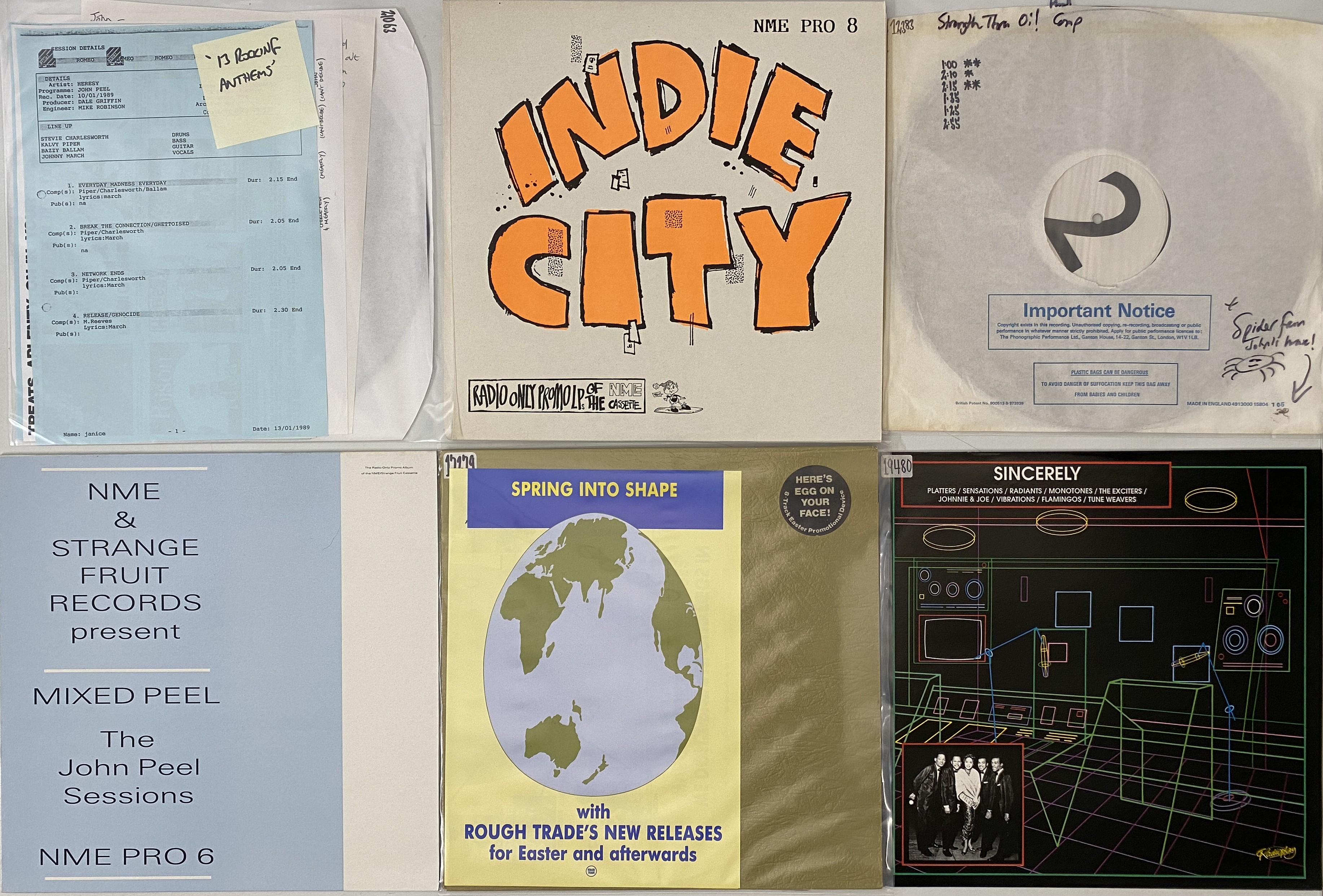 Lot 151 - PUNK/NEW WAVE/INDIE - COMPILATION LPS (WITH
