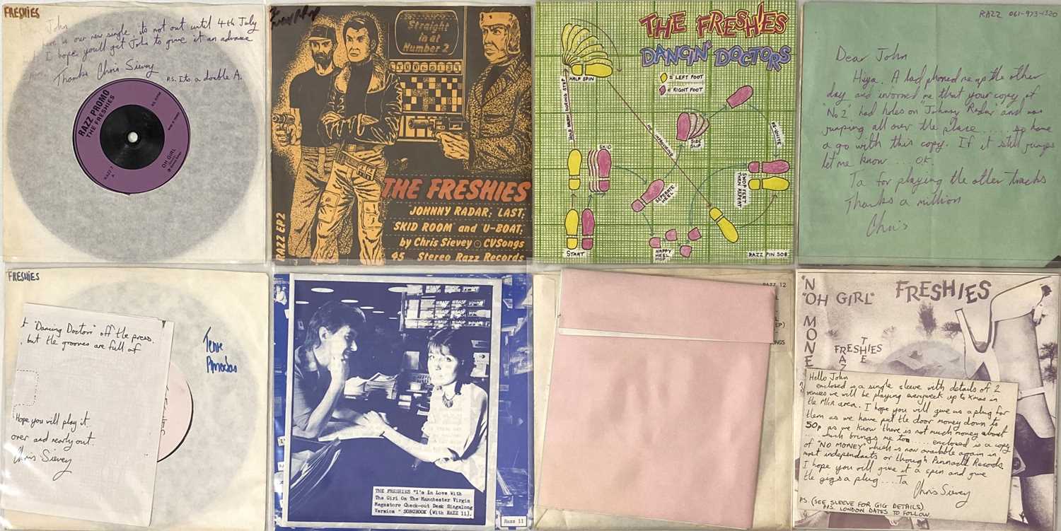 Lot 341 - THE FRESHIES - 7" COLLECTION (WITH LETTERS