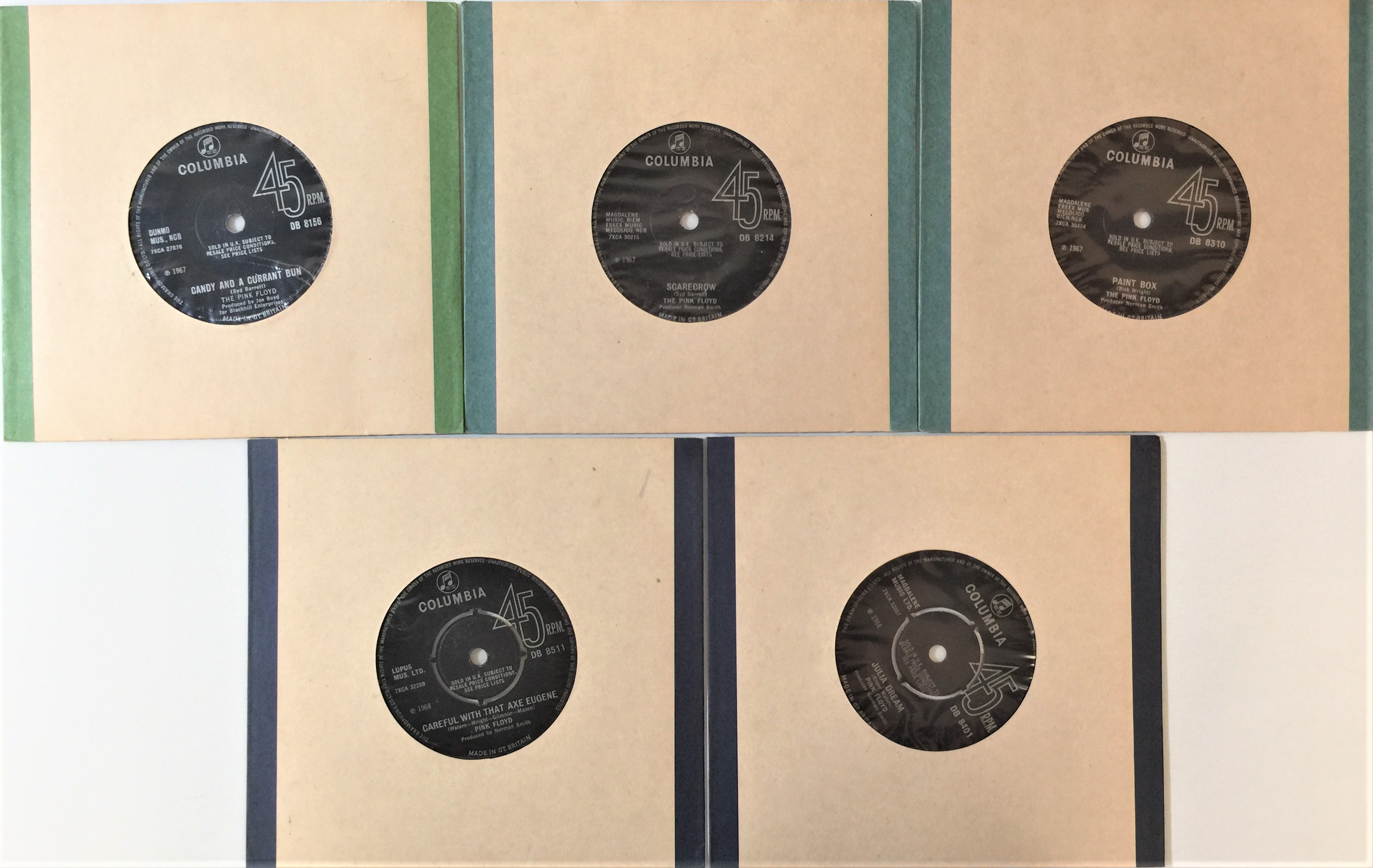 Lot 236 - PINK FLOYD - 7" UK COLUMBIA RARITIES