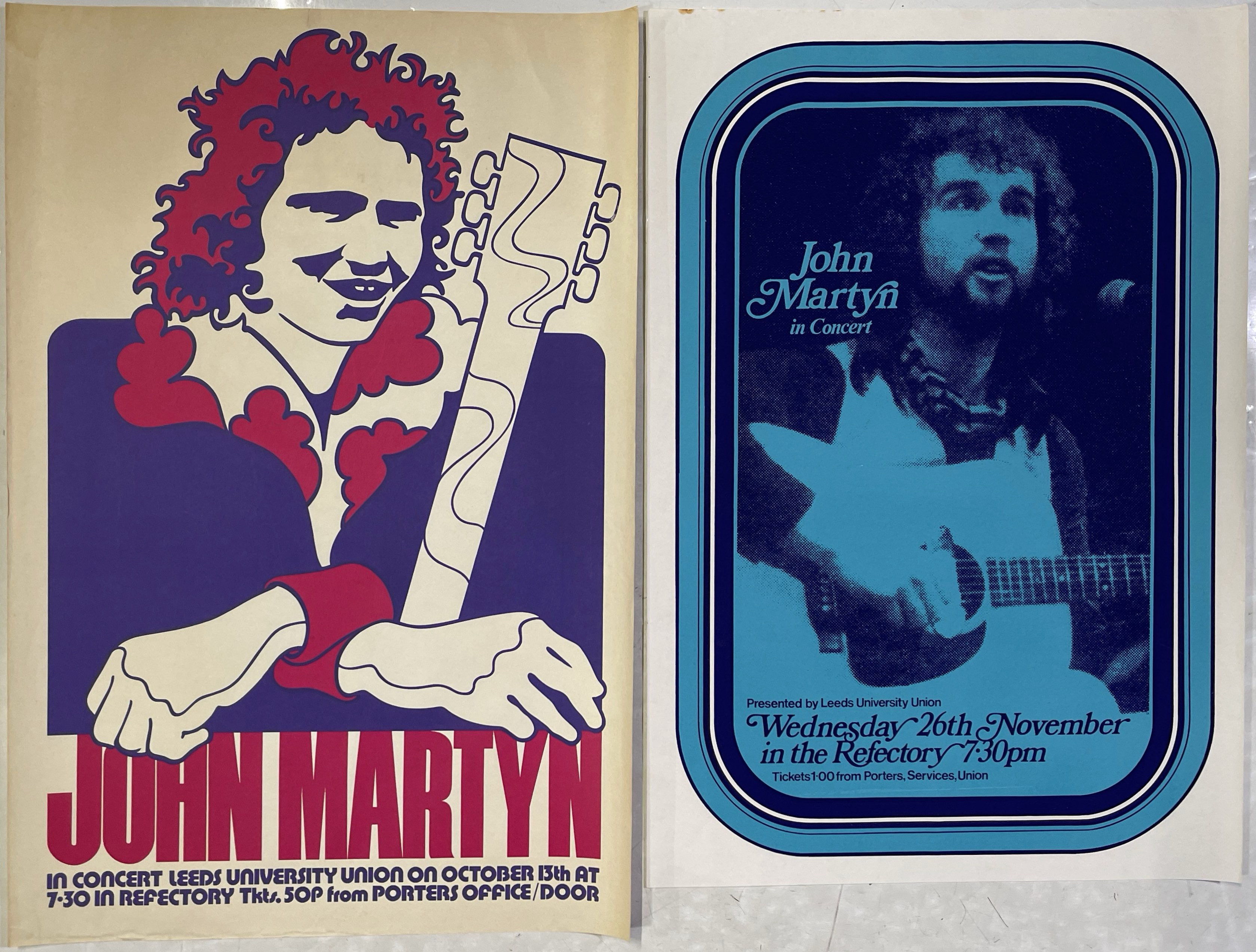 Lot 226 - JOHN MARTYN - ORIGINAL 1970S CONCERT POSTERS.