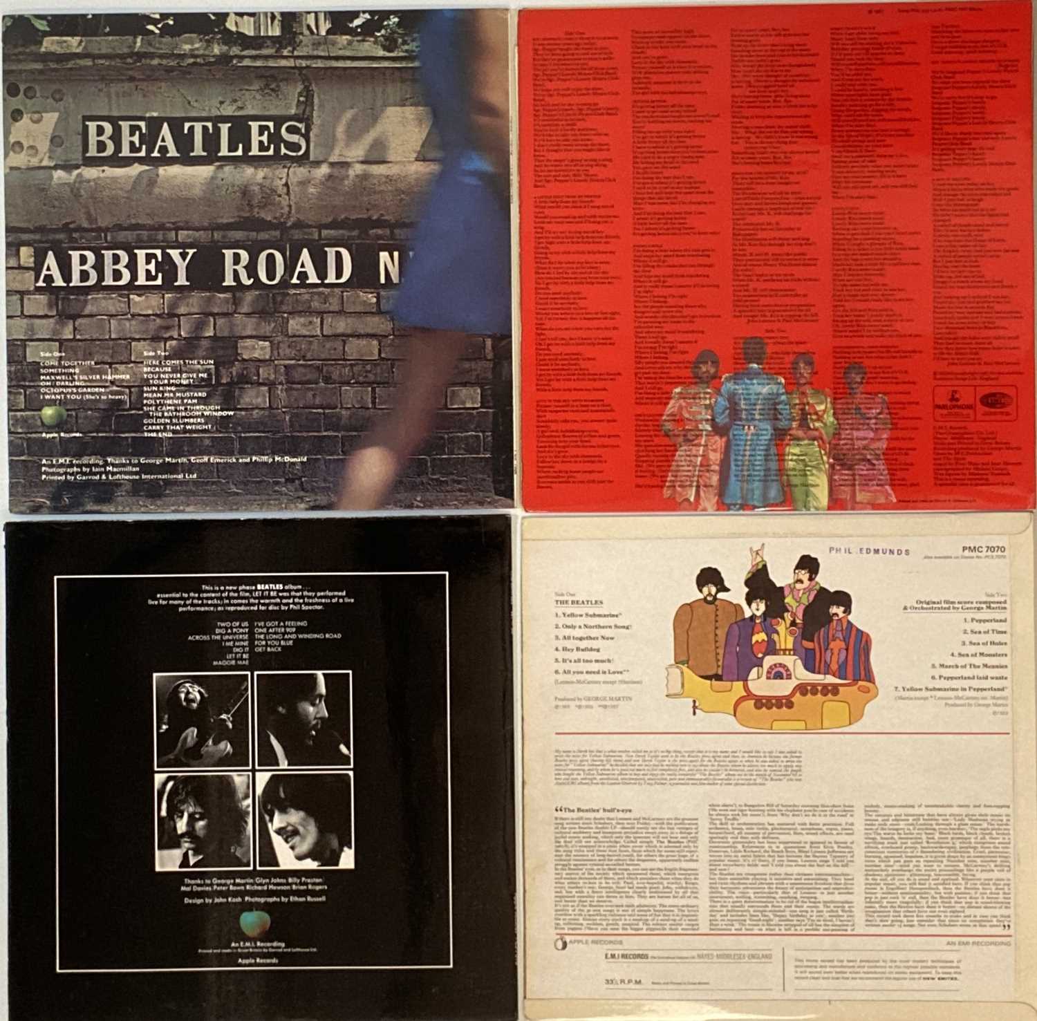 Lot 244 - THE BEATLES - STUDIO LP PACK