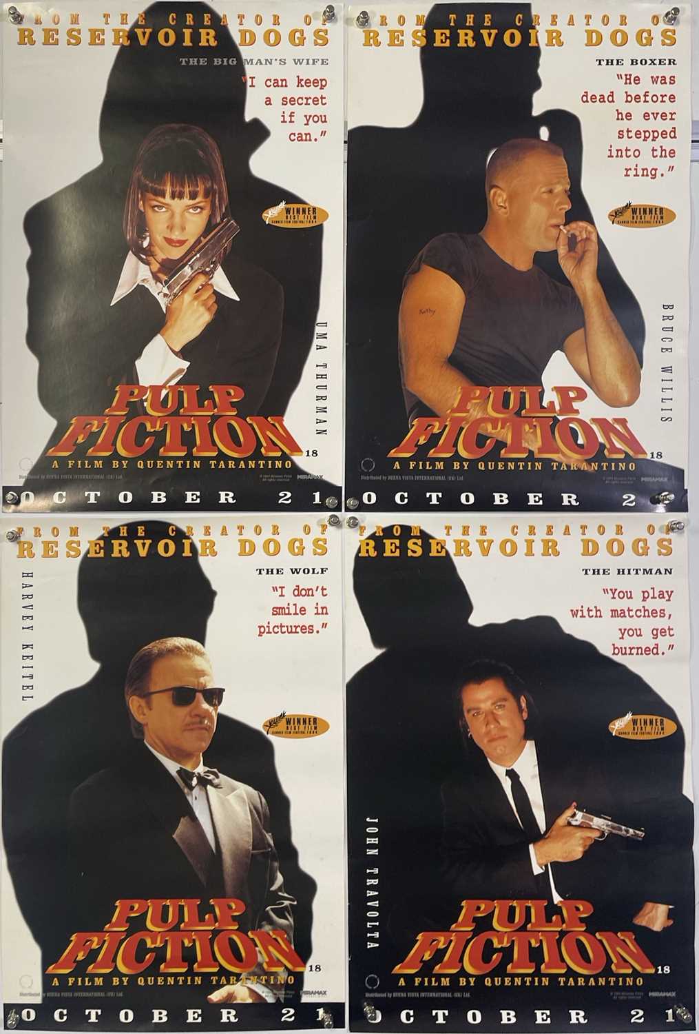 Lot 237 - PULP FICTION (1994) - SET OF FOUR CHARACTER