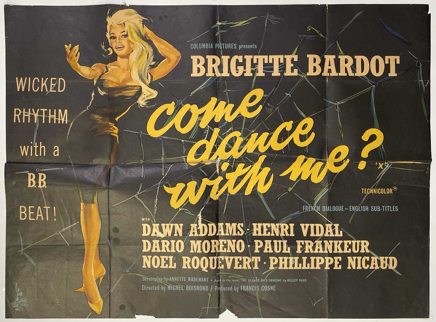 Lot 231 - BRIGITTE BARDOT - 'COME DANCE WITH ME'