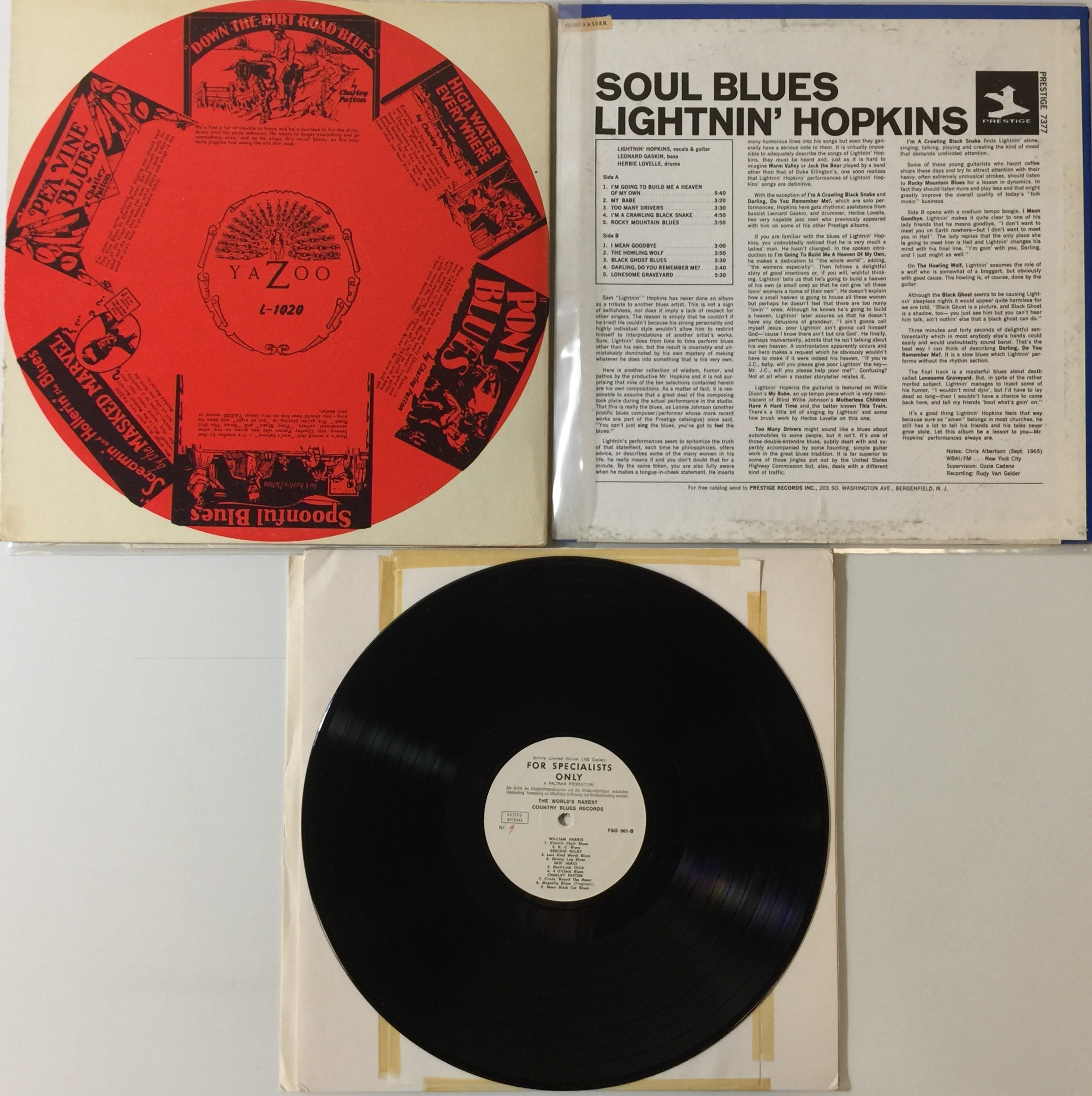 Lot 259 - BLUES - LP RARITIES