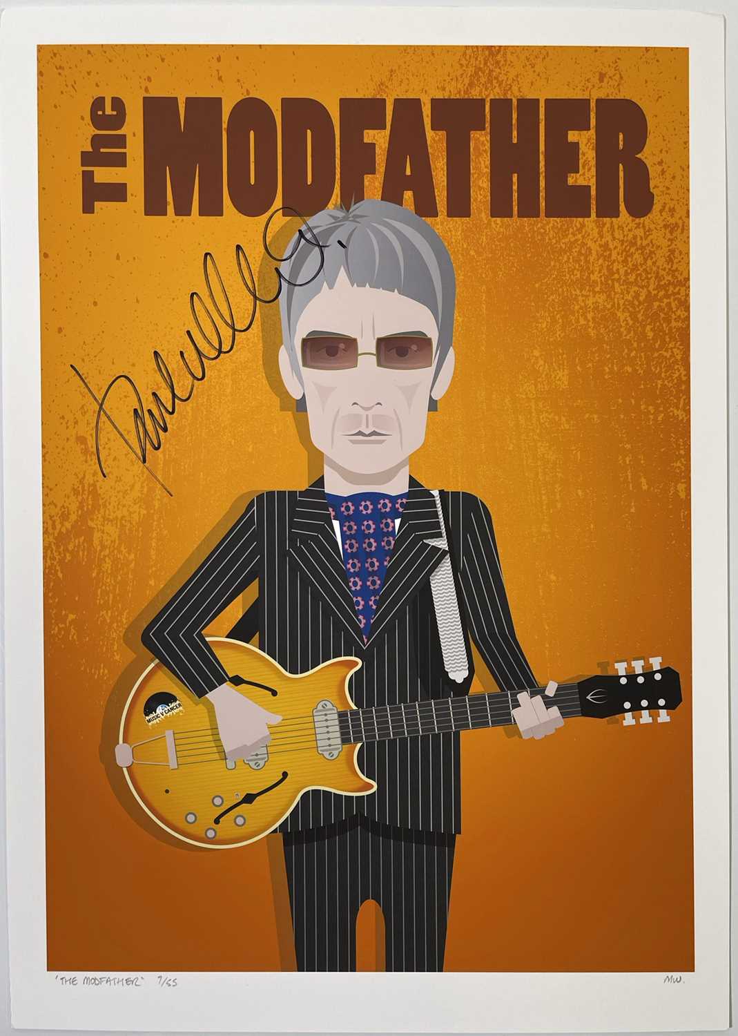 Lot 580 - THE JAM - PAUL WELLER SIGNED LIMITED EDITION