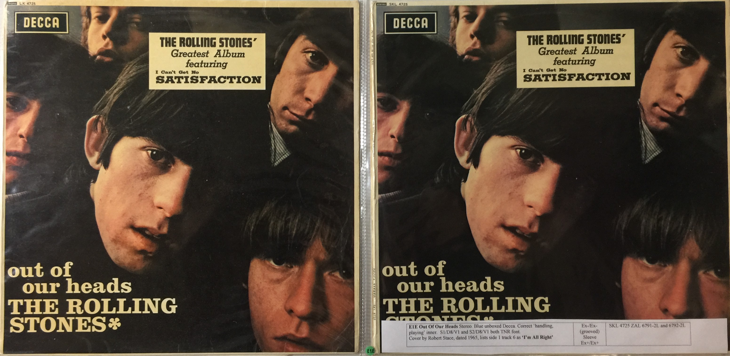 Lot 310 - THE ROLLING STONES - AFTERMATH LPs (ORIGINAL
