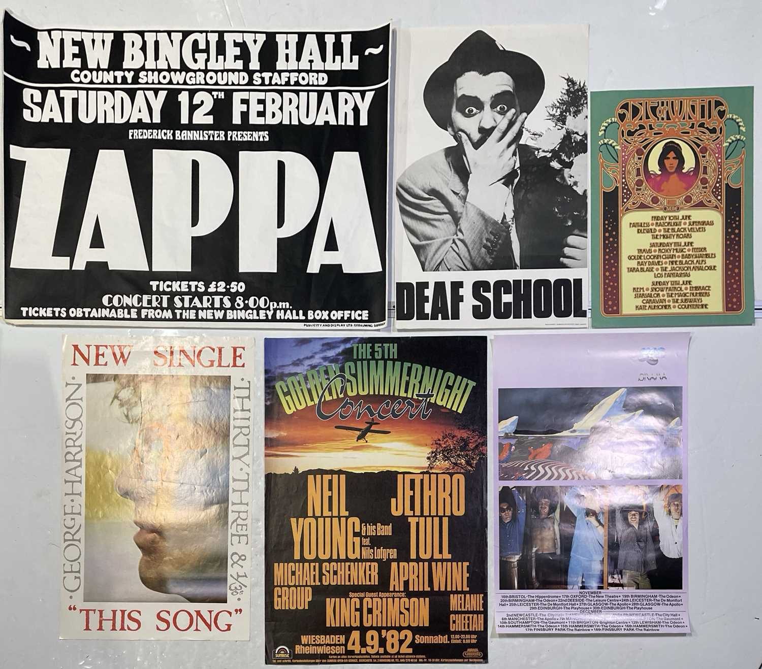 Lot 245 - CONCERT AND PROMO POSTERS INC ZAPPA / NEIL