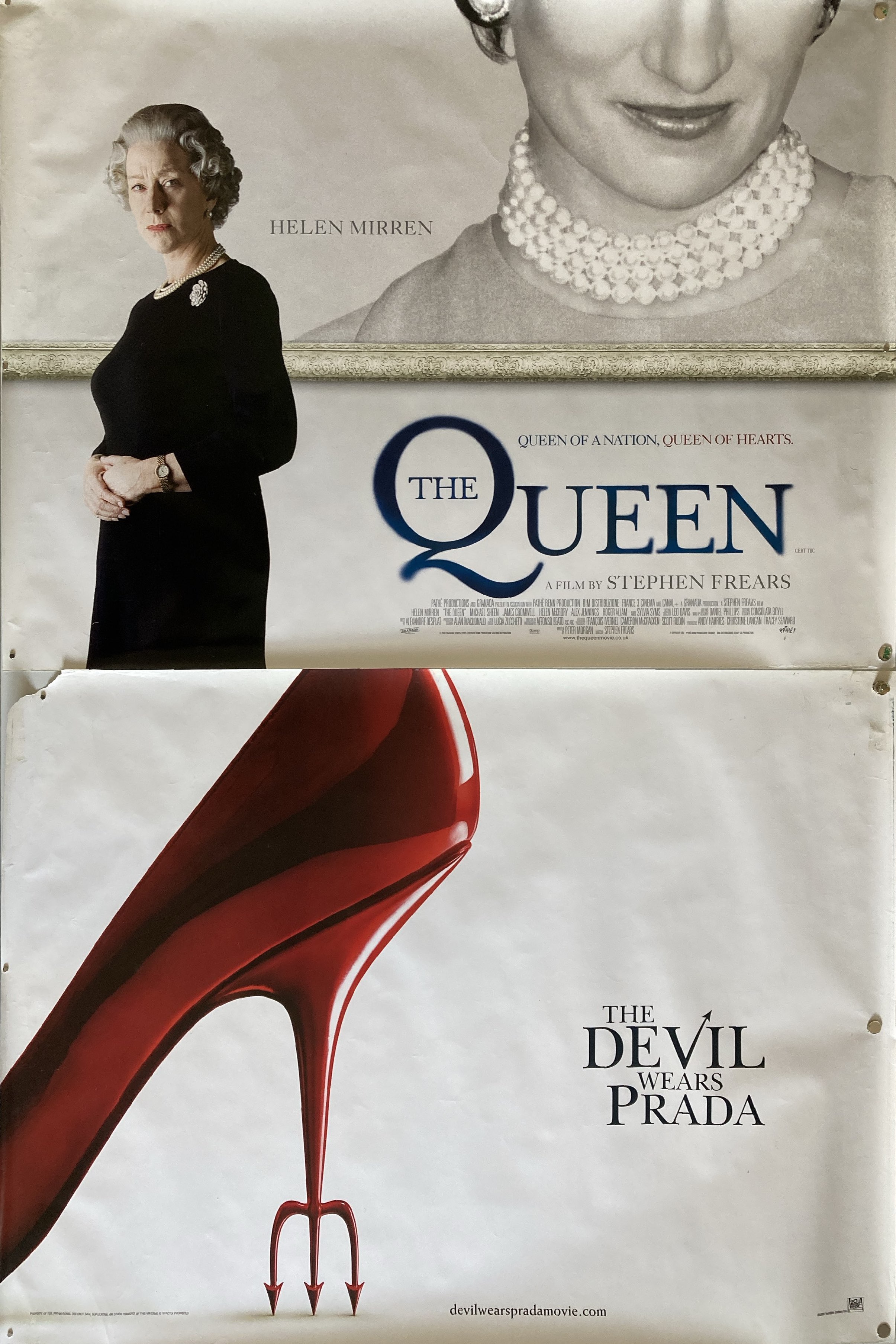 Lot 166 - UK QUAD POSTERS INC THE QUEEN.