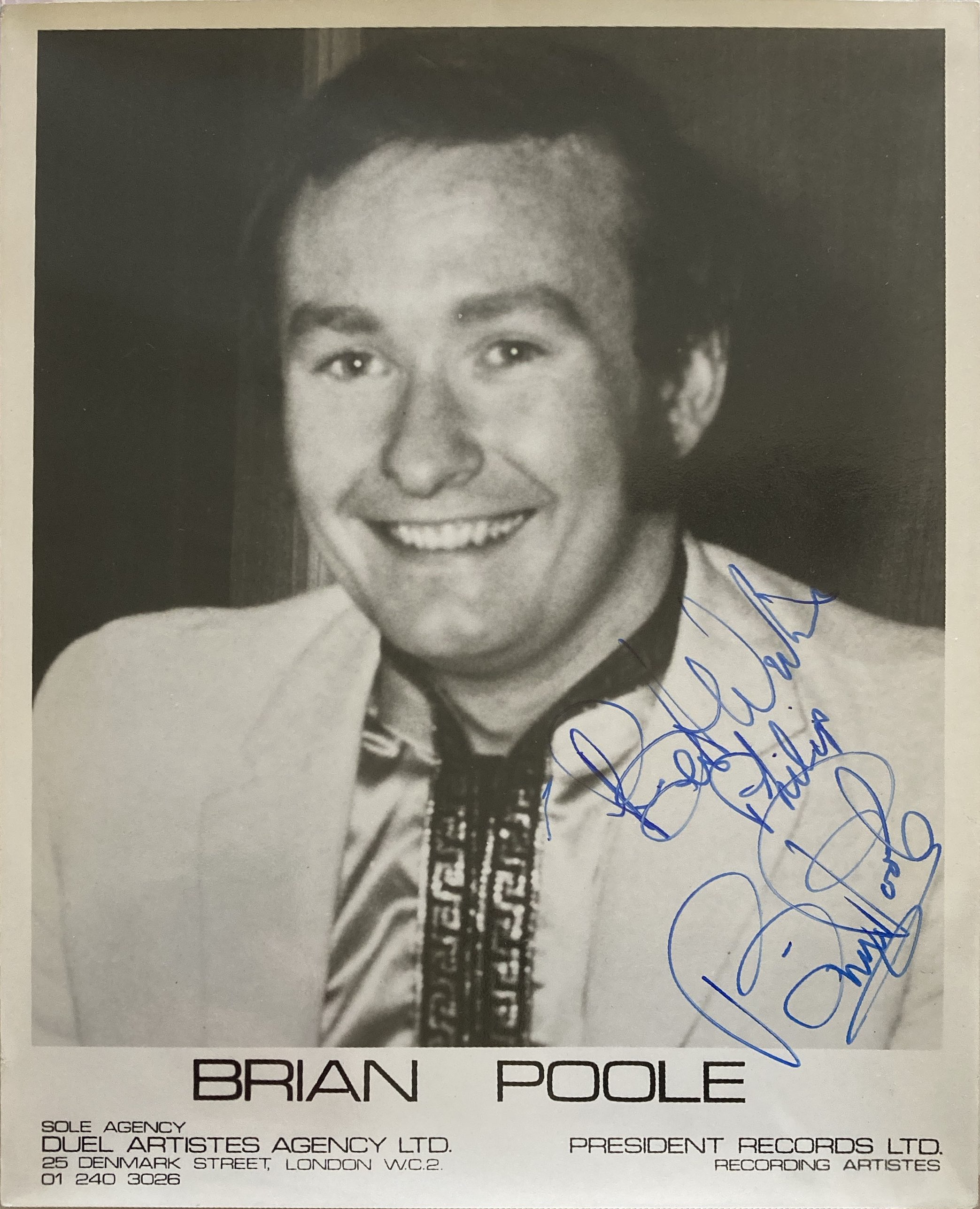 Lot 305 - 1970S STARS SIGNED PHOTOGRAPHS - ADAM ANT