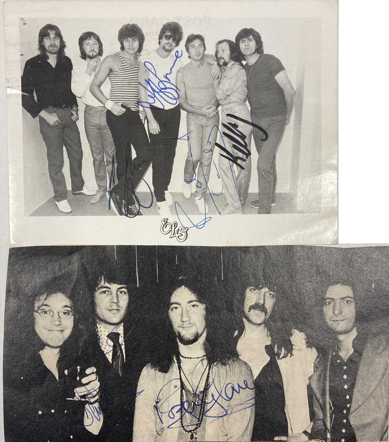 Lot 249 - ELO AND DEEP PURPLE AUTOGRAPHS