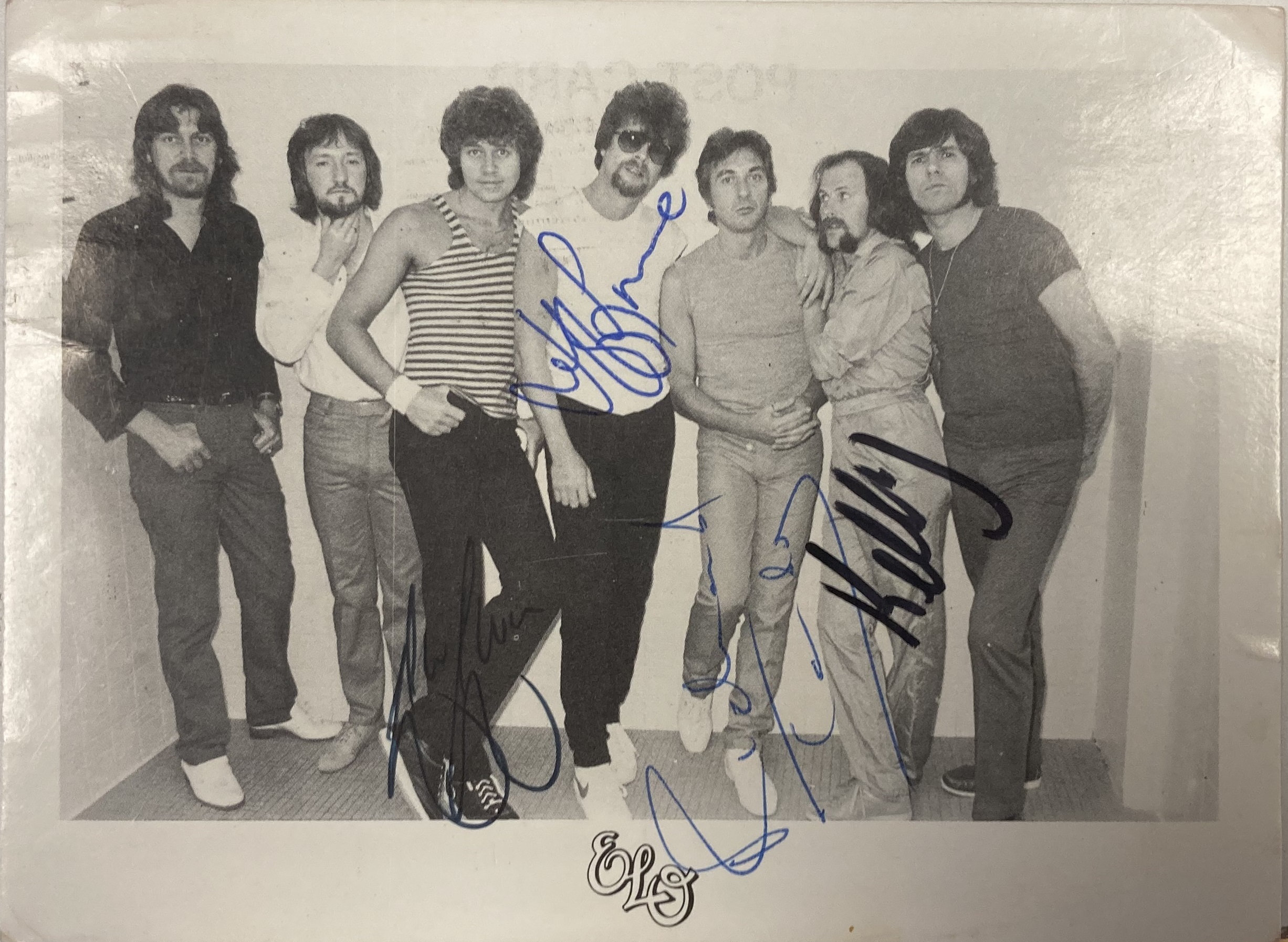 Lot 249 - ELO AND DEEP PURPLE AUTOGRAPHS