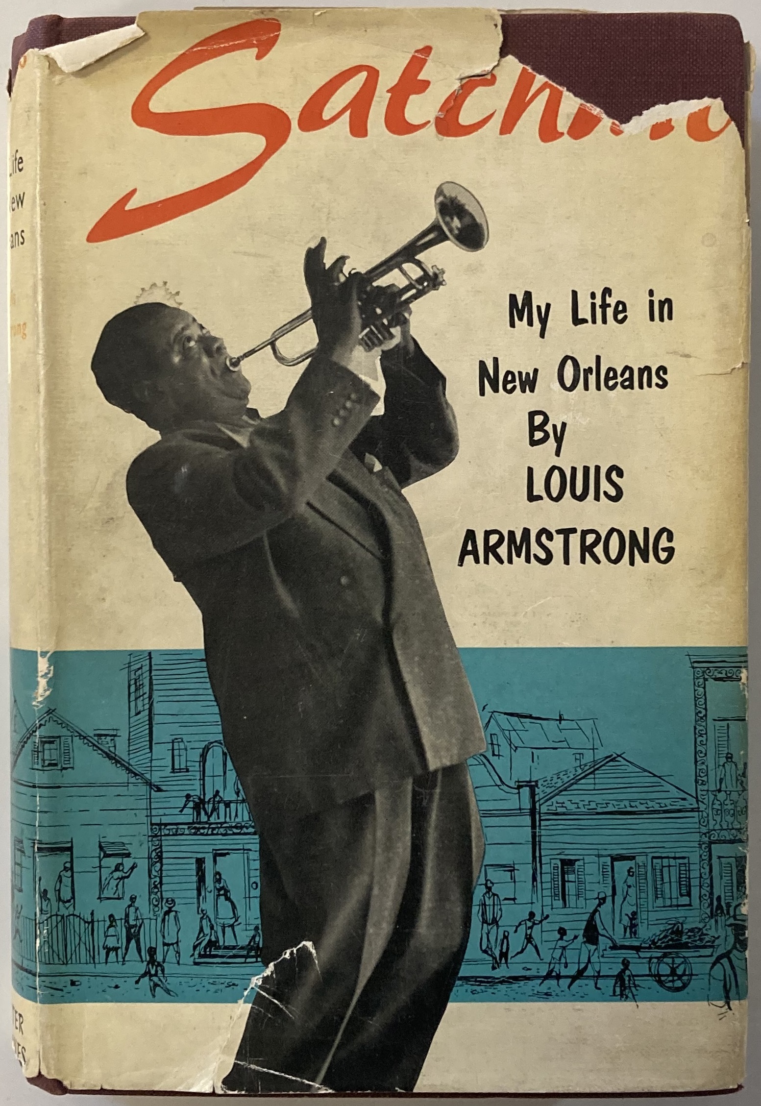 Lot 260 - LOUIS ARMSTRONG SIGNED BOOK