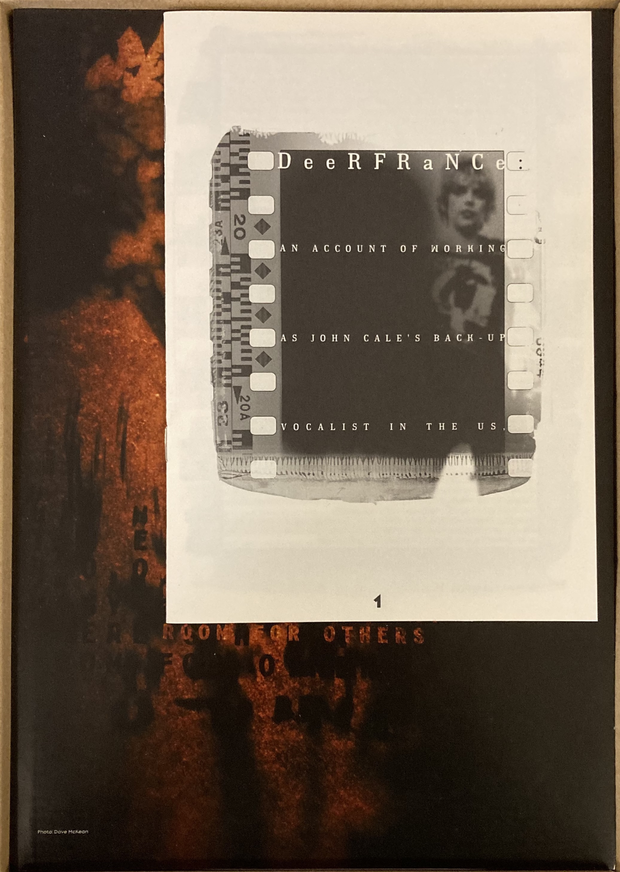 Lot 326 - JOHN CALE SIGNED LOOSE LEAF AUTOBIOGRAPHY