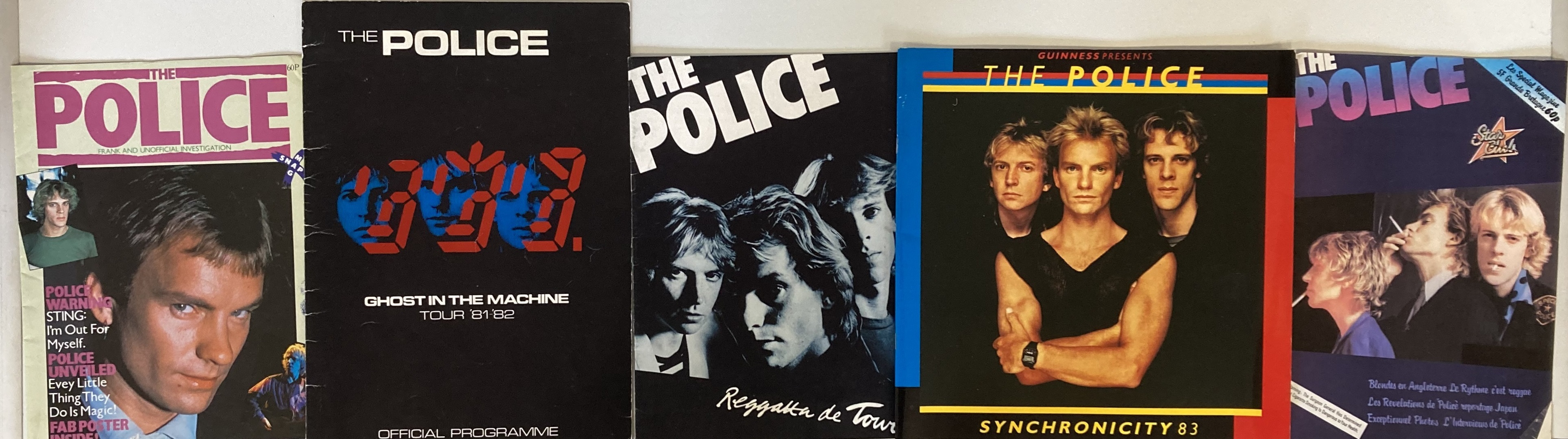 Lot 51 - THE POLICE MEMORABILIA