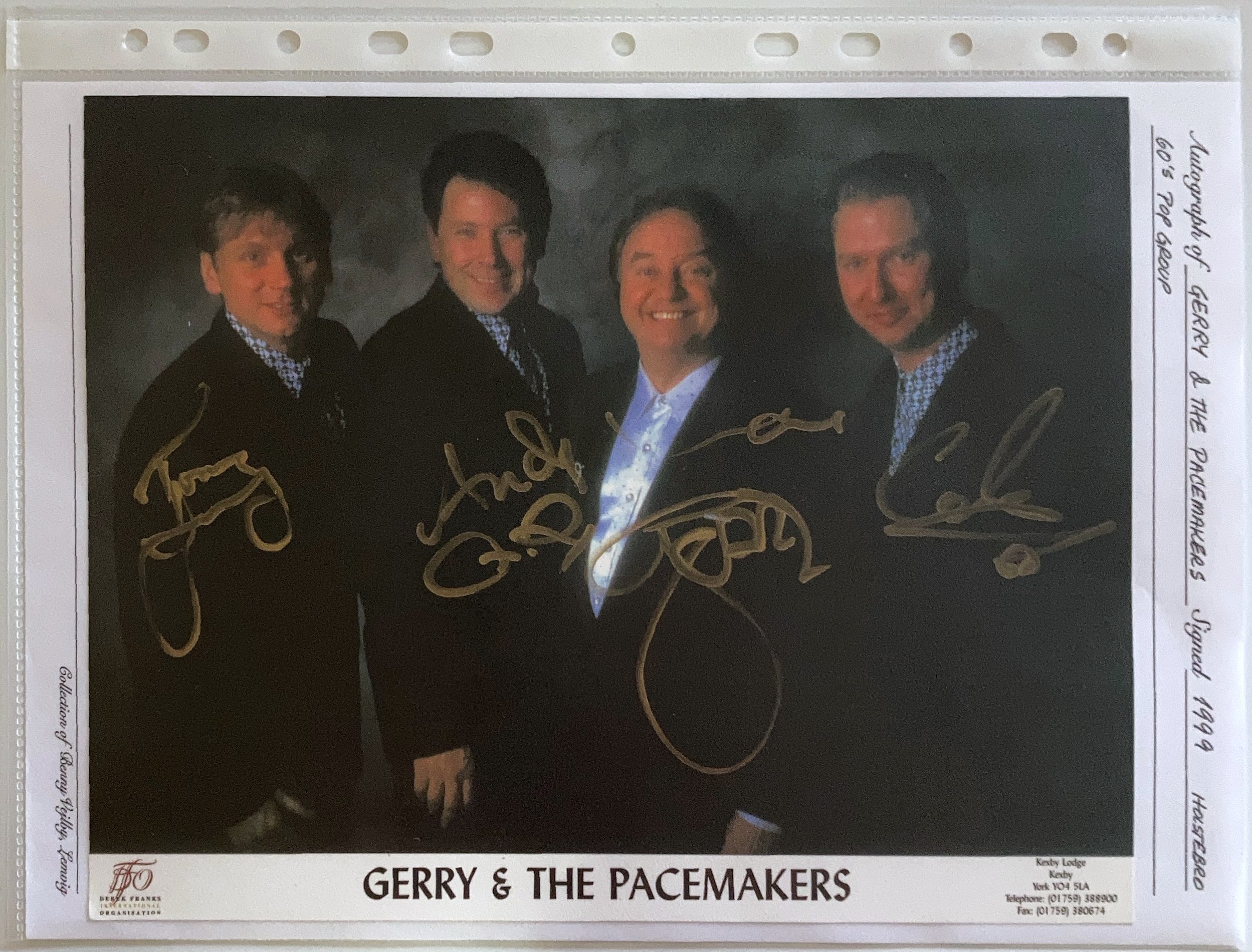 Lot 344 - 1960S STARS AUTOGRAPHS,