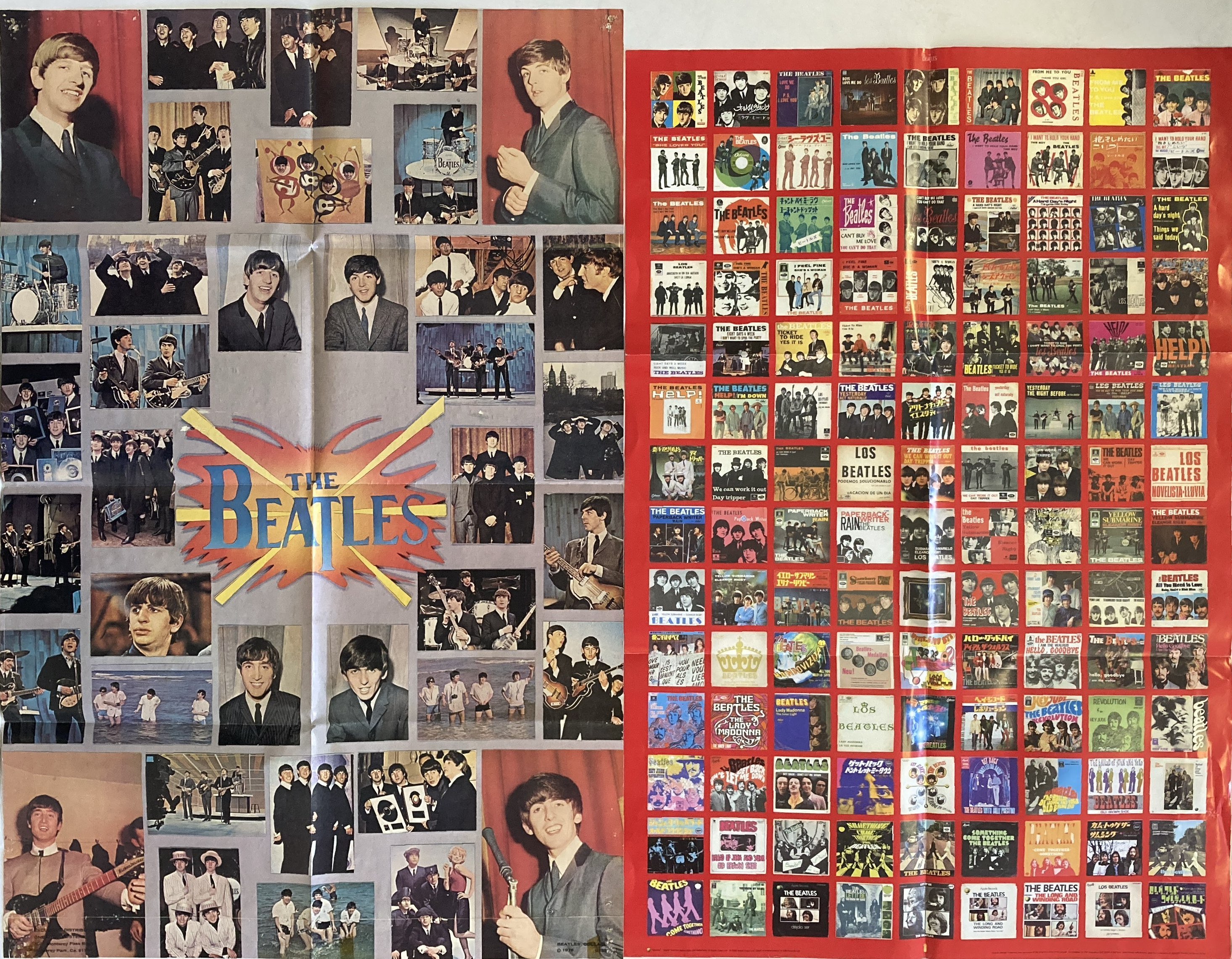 Lot 474 - BEATLES POSTERS.