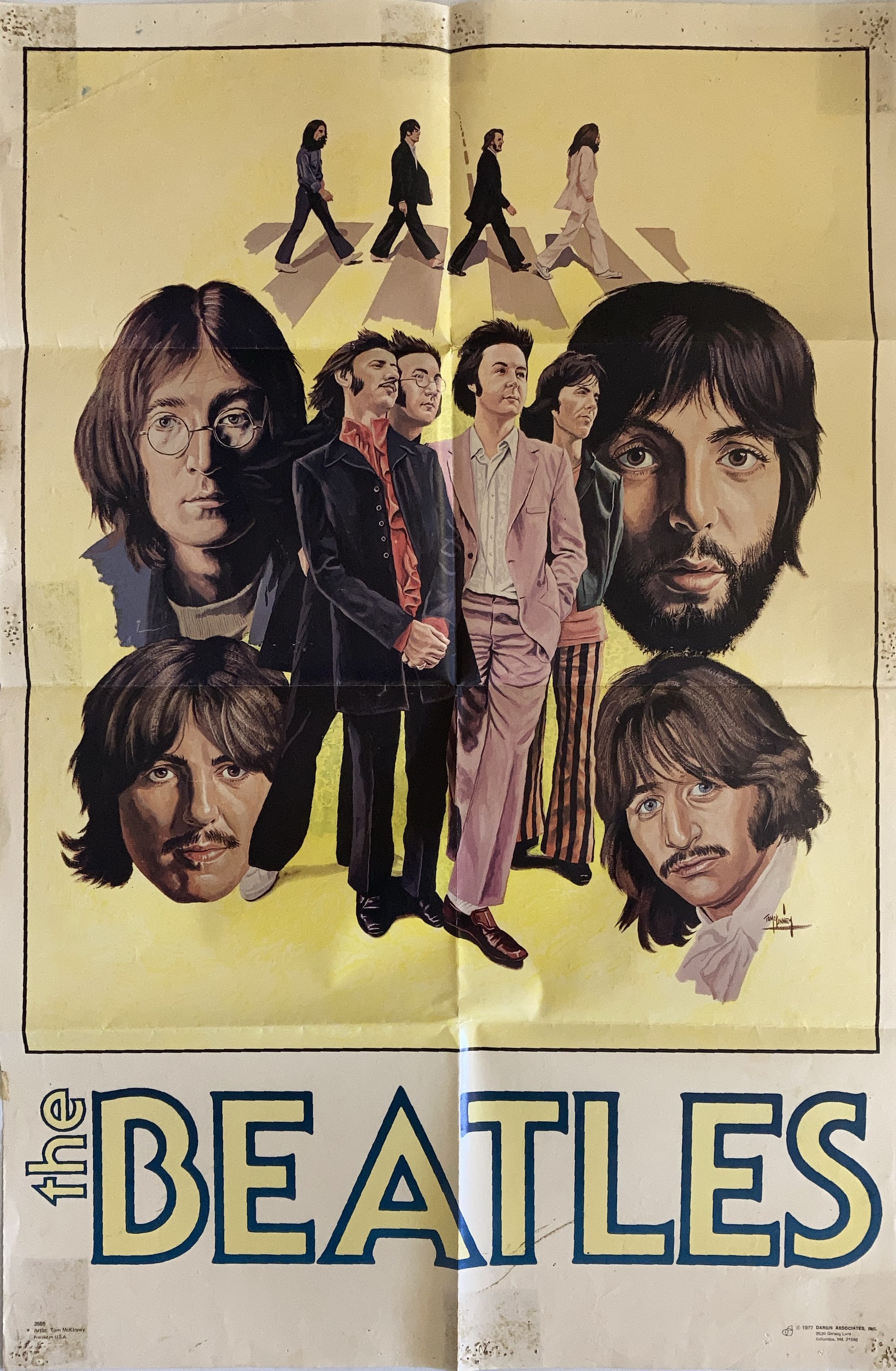 Lot 474 - BEATLES POSTERS.